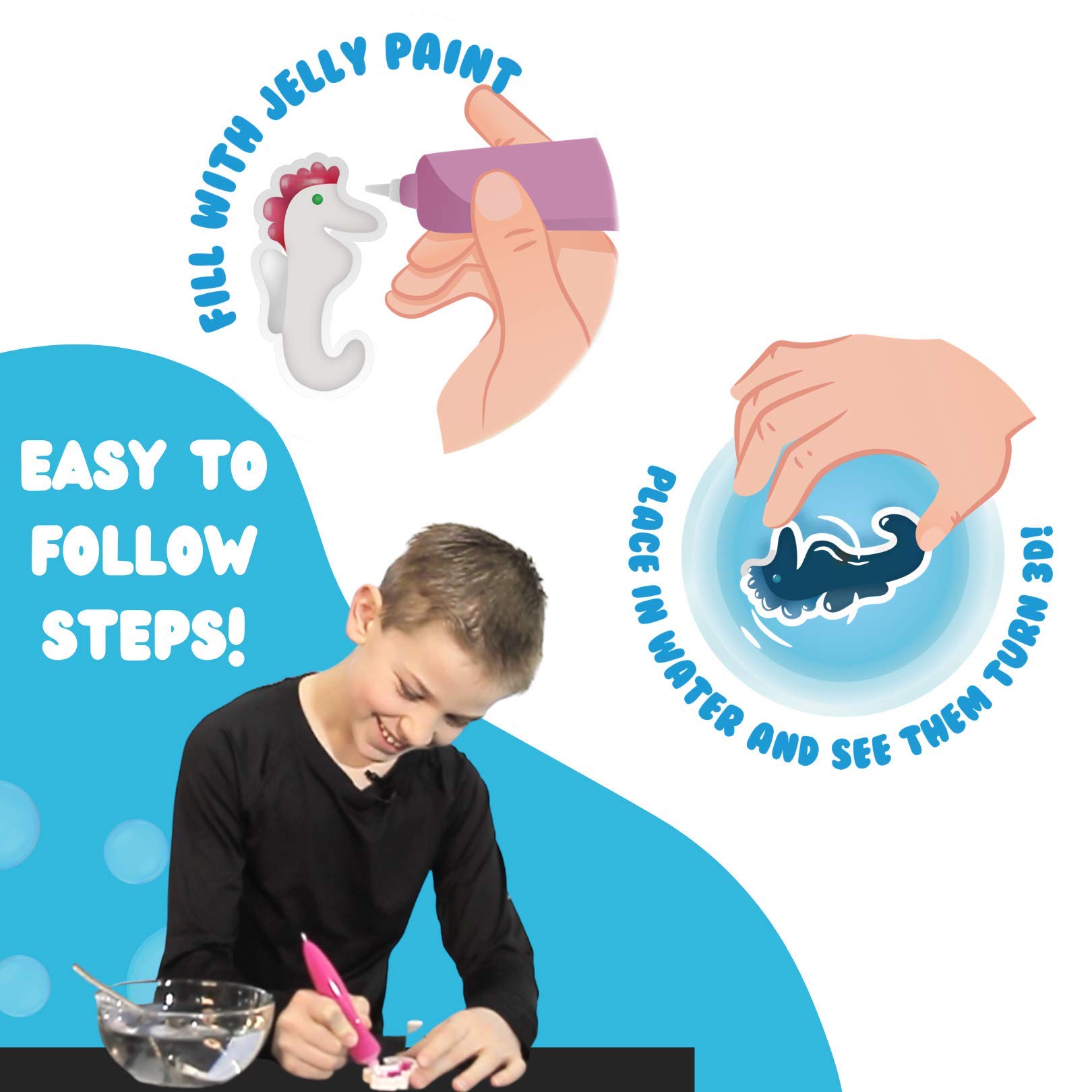 Buy The Adventure Kids Blobby Buddies Slime Kit – 3D Slime Creatures ...