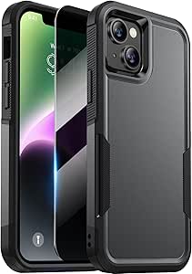 Amazon.com: Diaclara Designed for iPhone 14 Case, [with Privacy Screen Protector] [Anti Spy ...