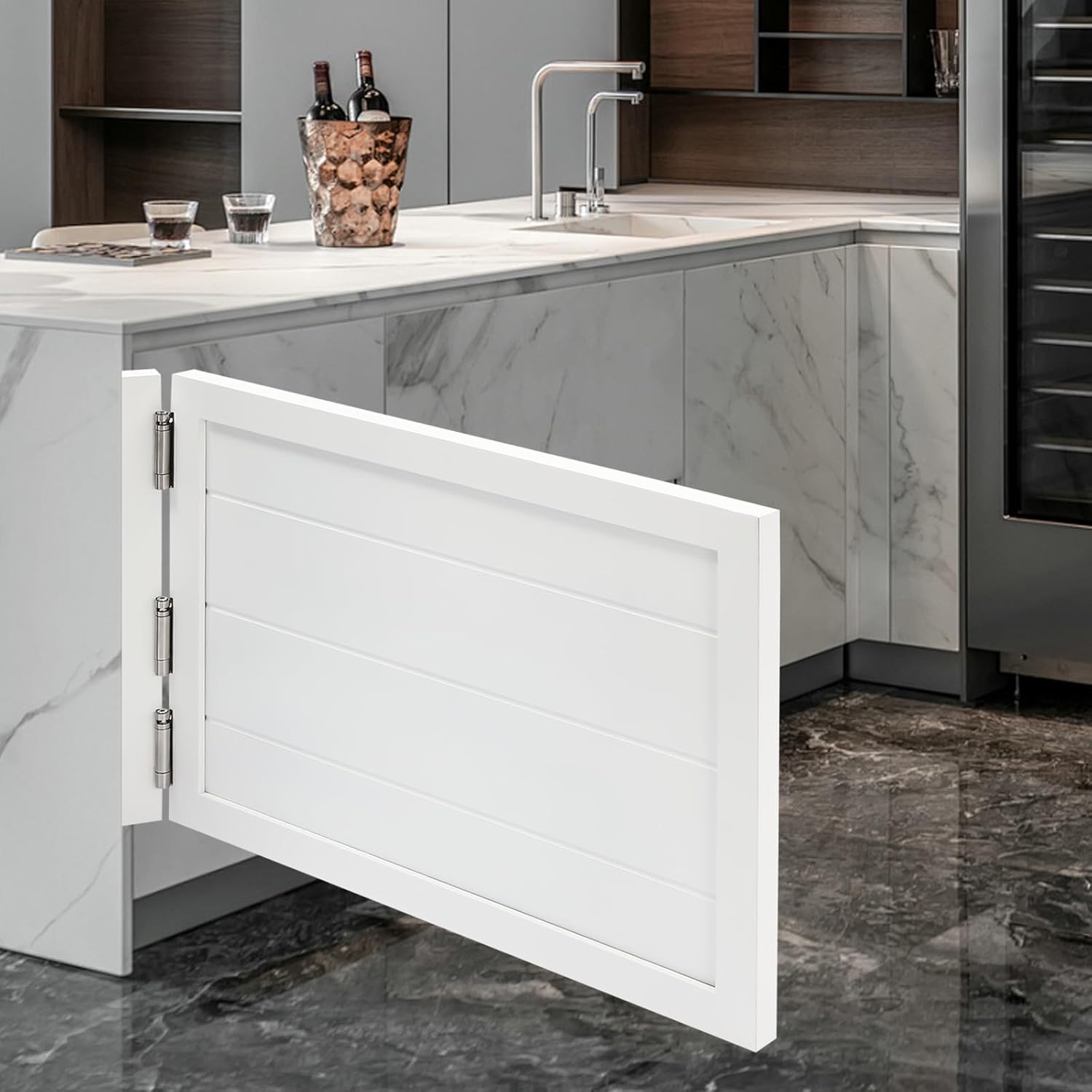 Cafe Door Swinging Door Pine Wood Saloon Door with Hinges, Interior ...