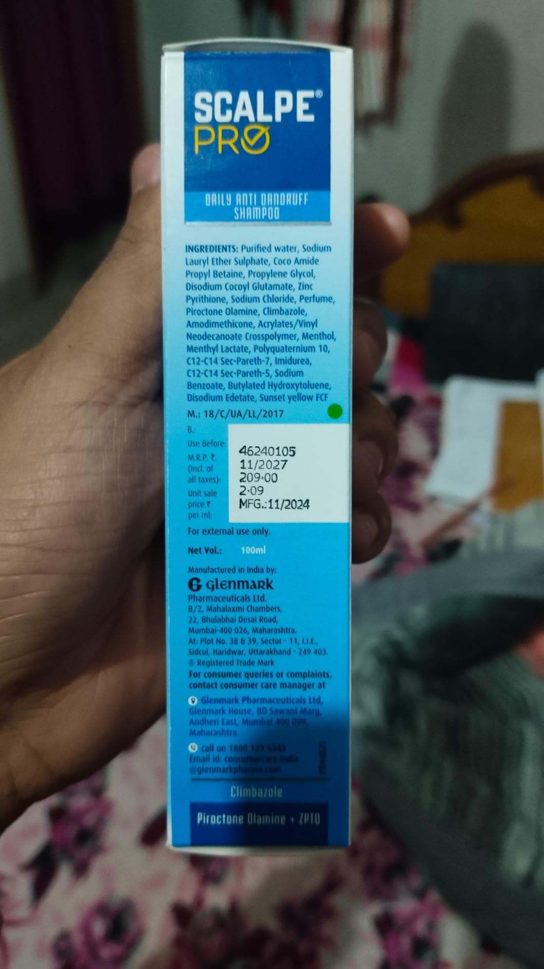 Buy Scalpe Pro Anti dandruff Shampoo 200ml Online at Low Prices in ...