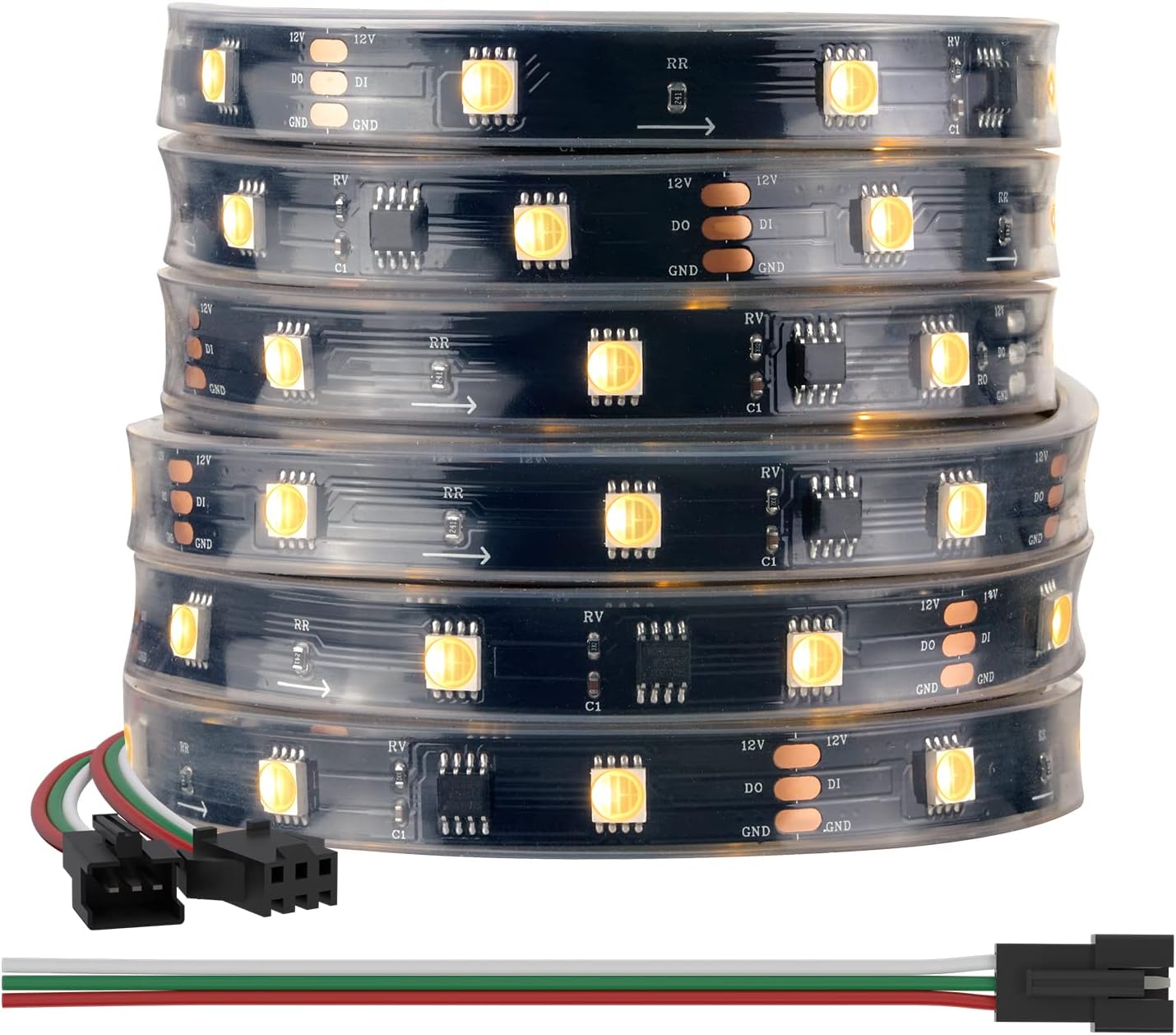 Amazon.com: BTF-LIGHTING WS2814 IC RGBW RGB+Warm White (Similar WS2812B ...