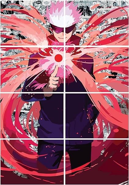 Gojo Satoru poster - Gojo Merch - Satoru Gojo Anime posters for wall A4 ...