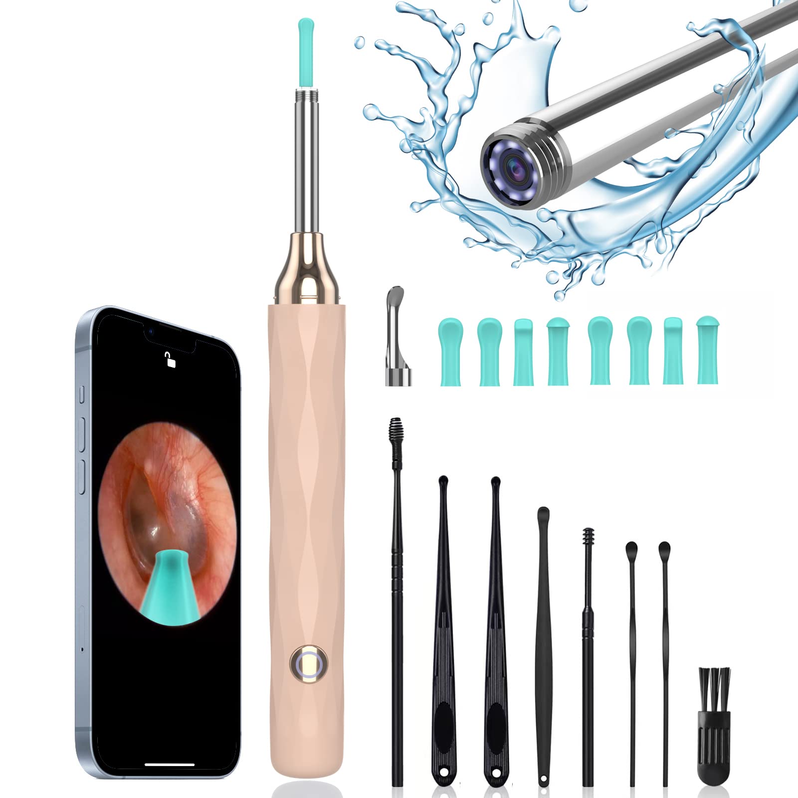 Amazon.com: Ear Wax Removal Tool,Ear Cleaner with 1080P Ear Camera ...