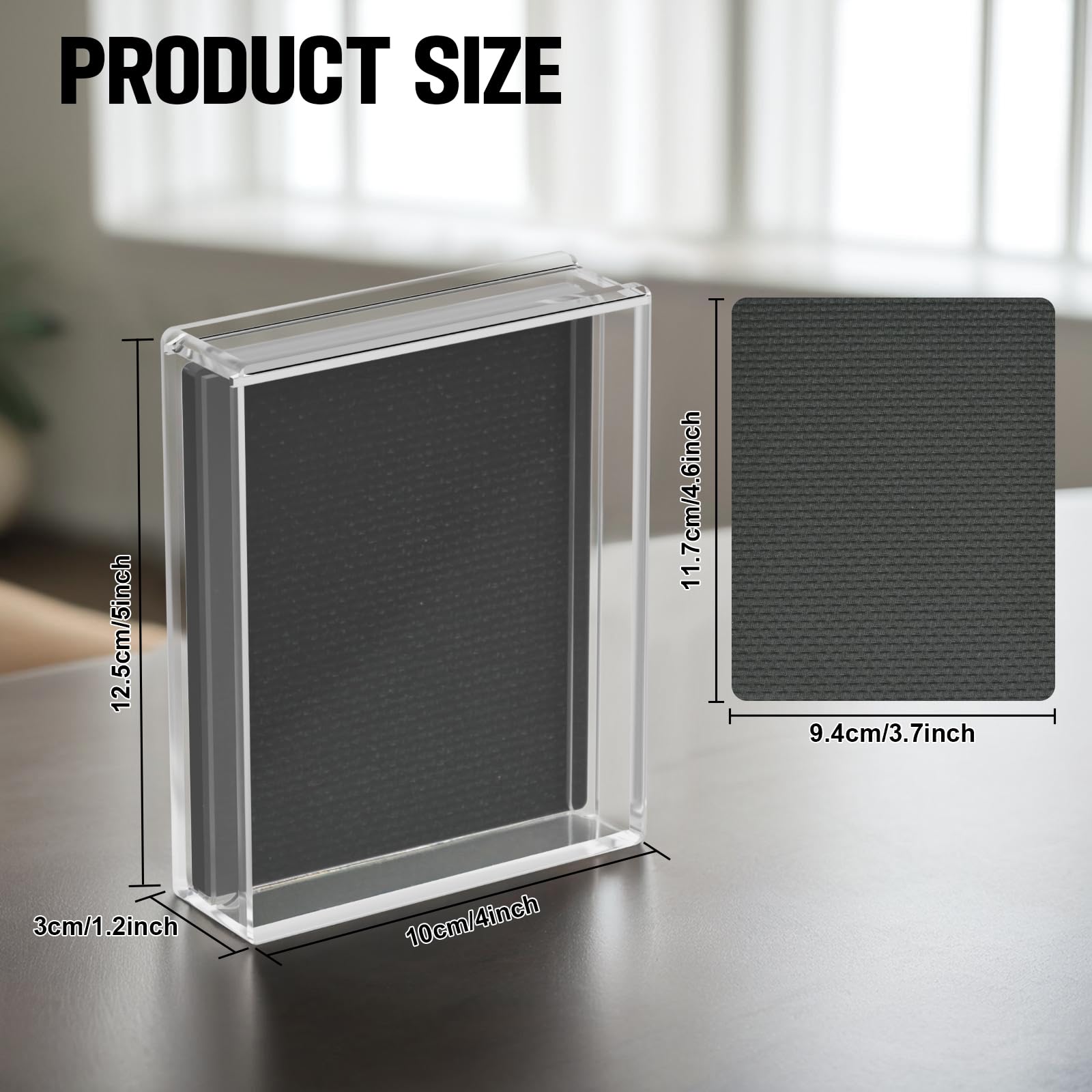 Snapklik.com : Acrylic Badge Display Case, Dustproof Badge Collection ...