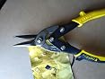 STANLEY 2-14-563 254 mm Aviation Snips Straight Cut Bi-Metal Ideal for ...