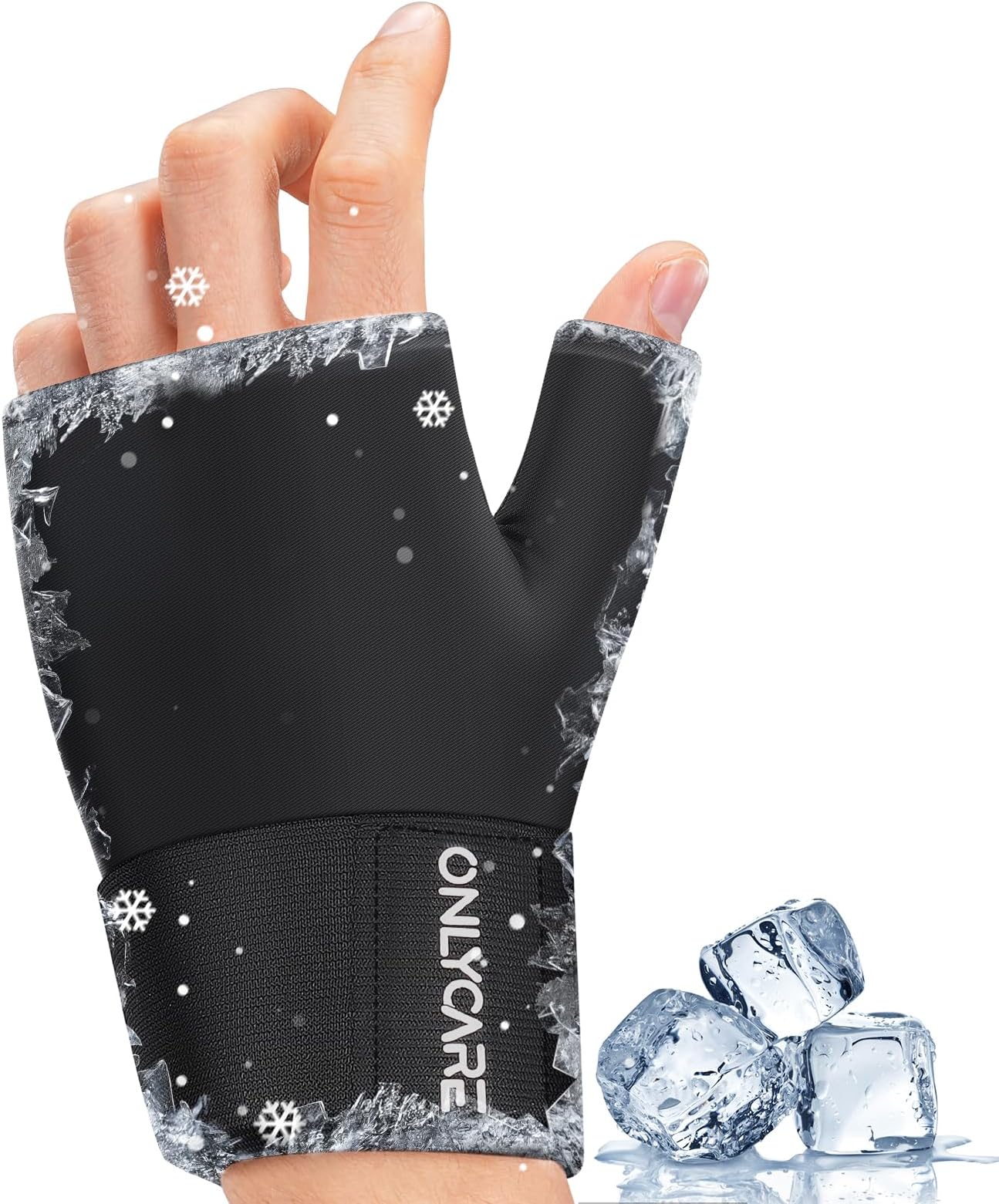 Amazon.com: TheraICE Wrist Ice Pack - Soft Gel Ice Pack Wrap Thumb ...