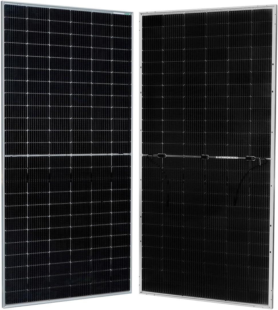 WAAREE Solar Panel 540 Watt (Pack of 2) Halfcut 144 Cells Mono PERC ...