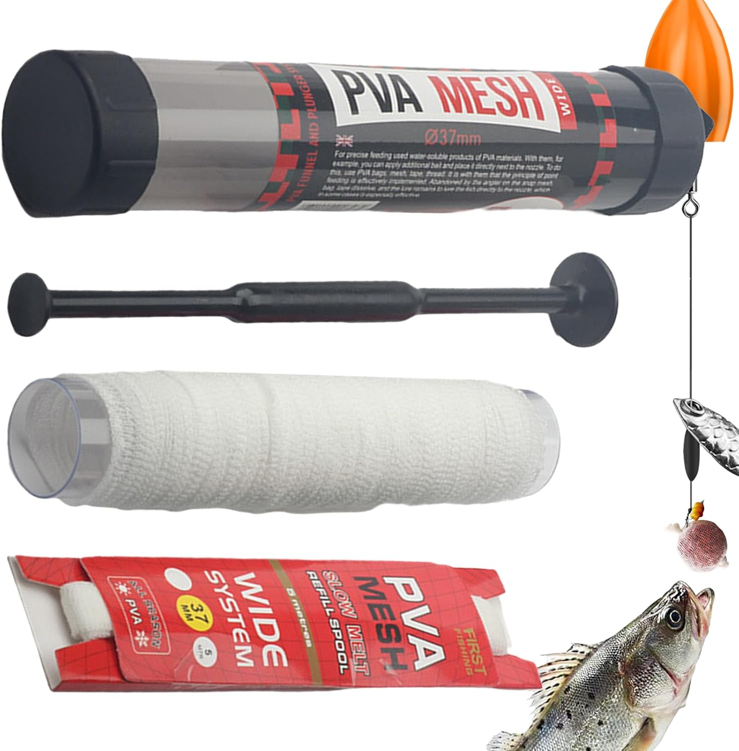 Carp Fishing Mesh | 5M Carp Fishing Mesh Kit - Slow Melt Nesting Net ...