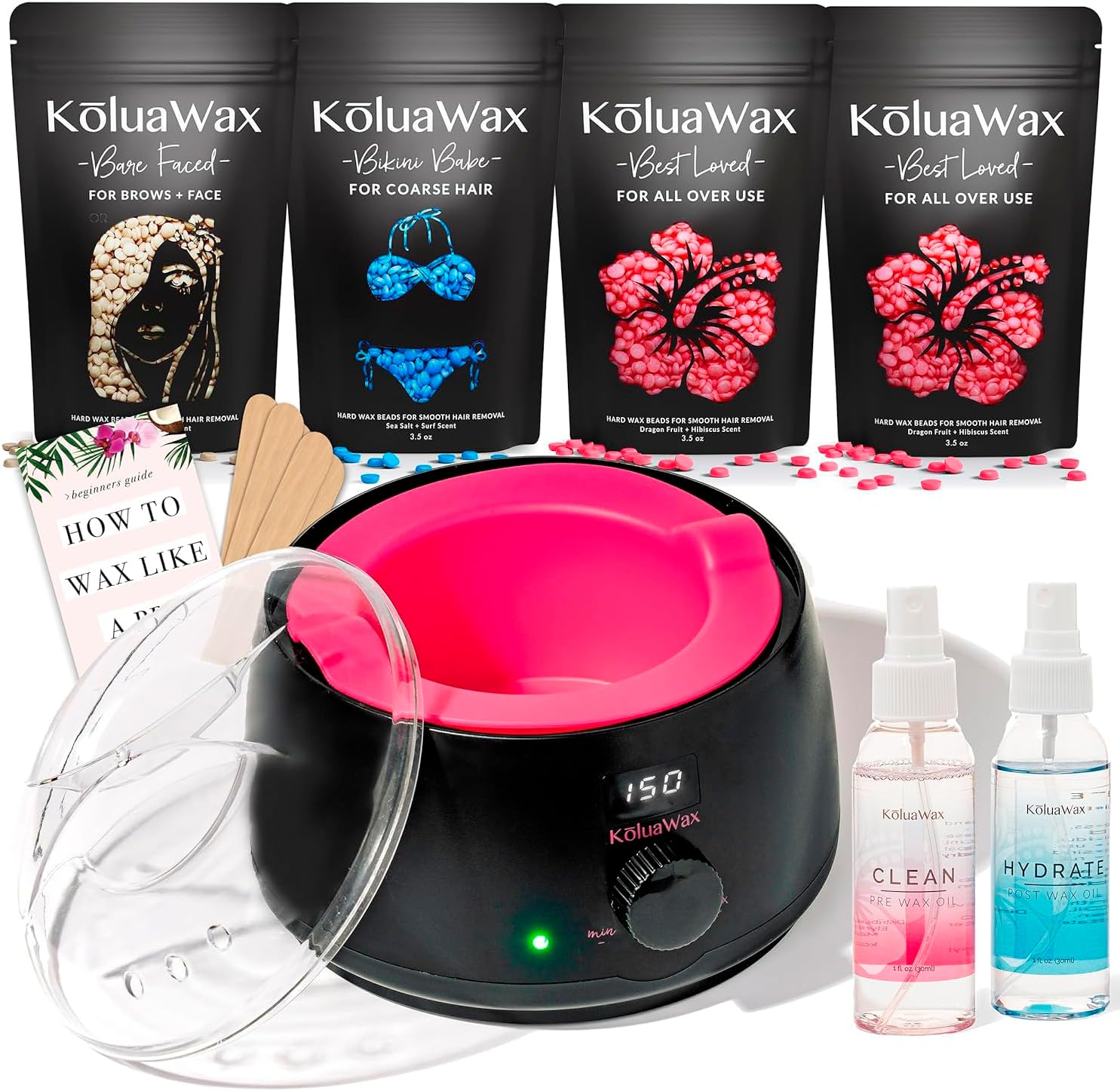 Amazon.com : Gigi Brazilian Waxing Kit for Women - Hair Removal Wax Kit ...