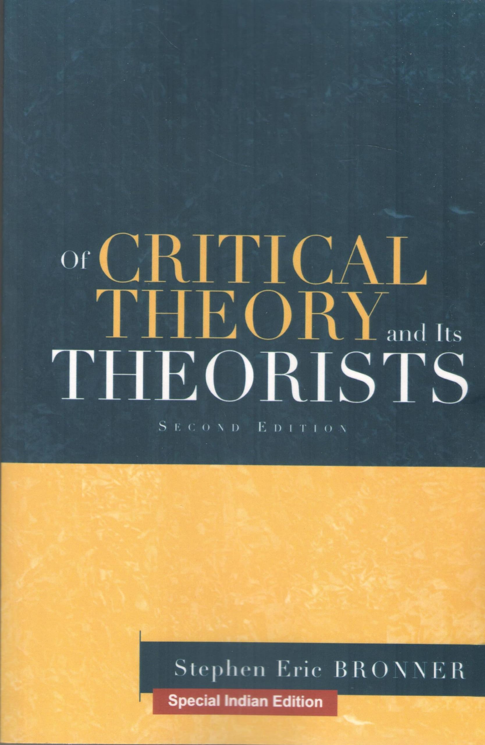 Buy Of Critical Theory and its Theorists (Second Edition) Book Online ...