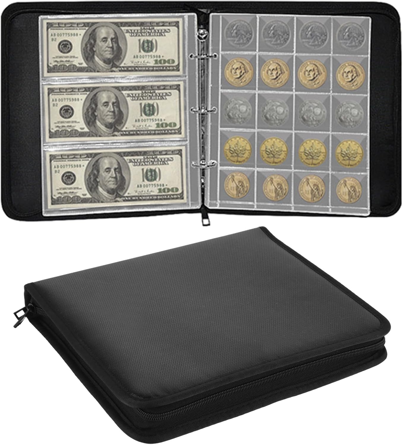 Amazon.com: YAYODS Coin Collection Album Book for Collectors, 300 ...