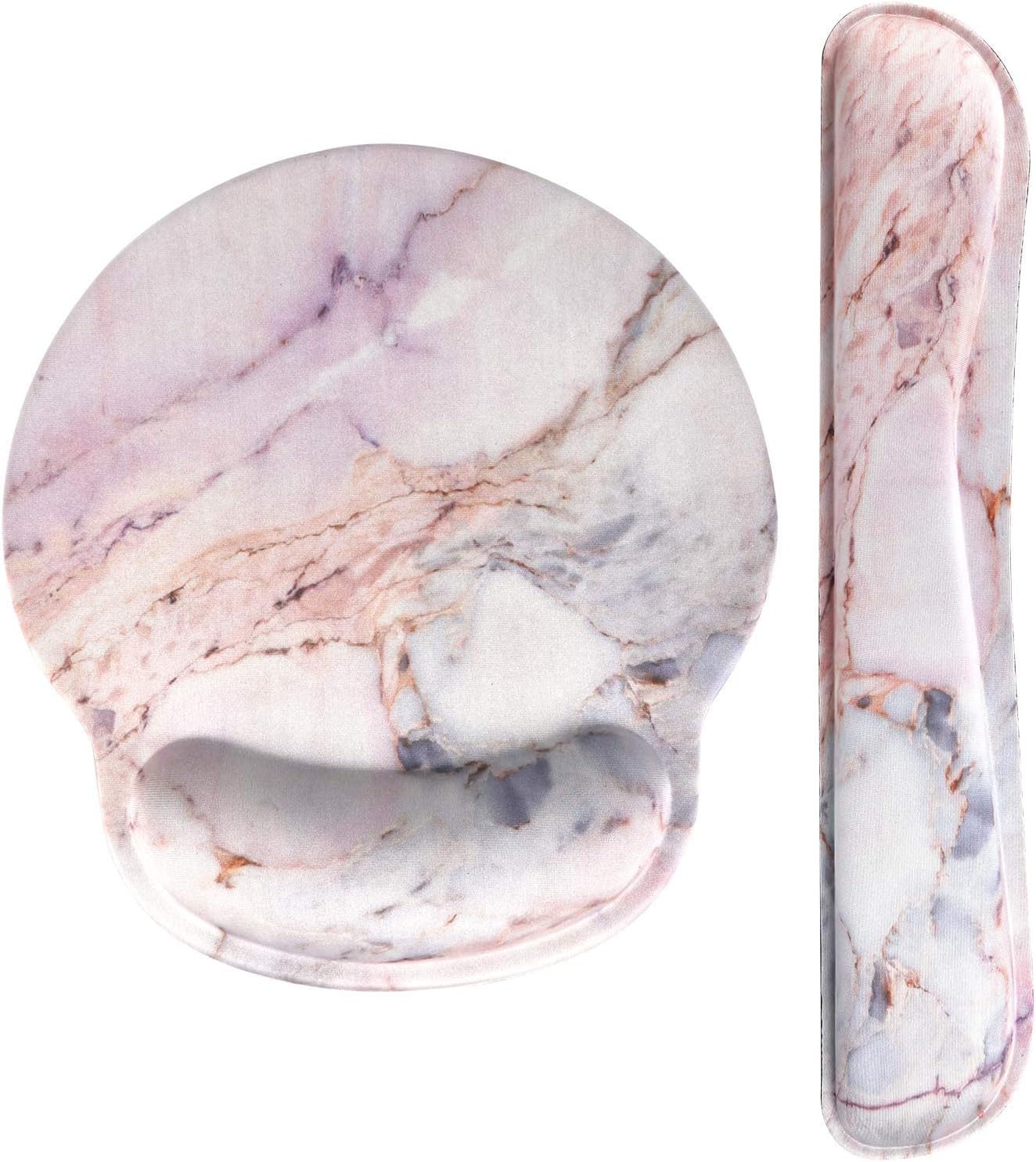 ZIBLY Wrist Rest Keyboard and Mouse Set - Non-Slip Ergonomic Wrist ...