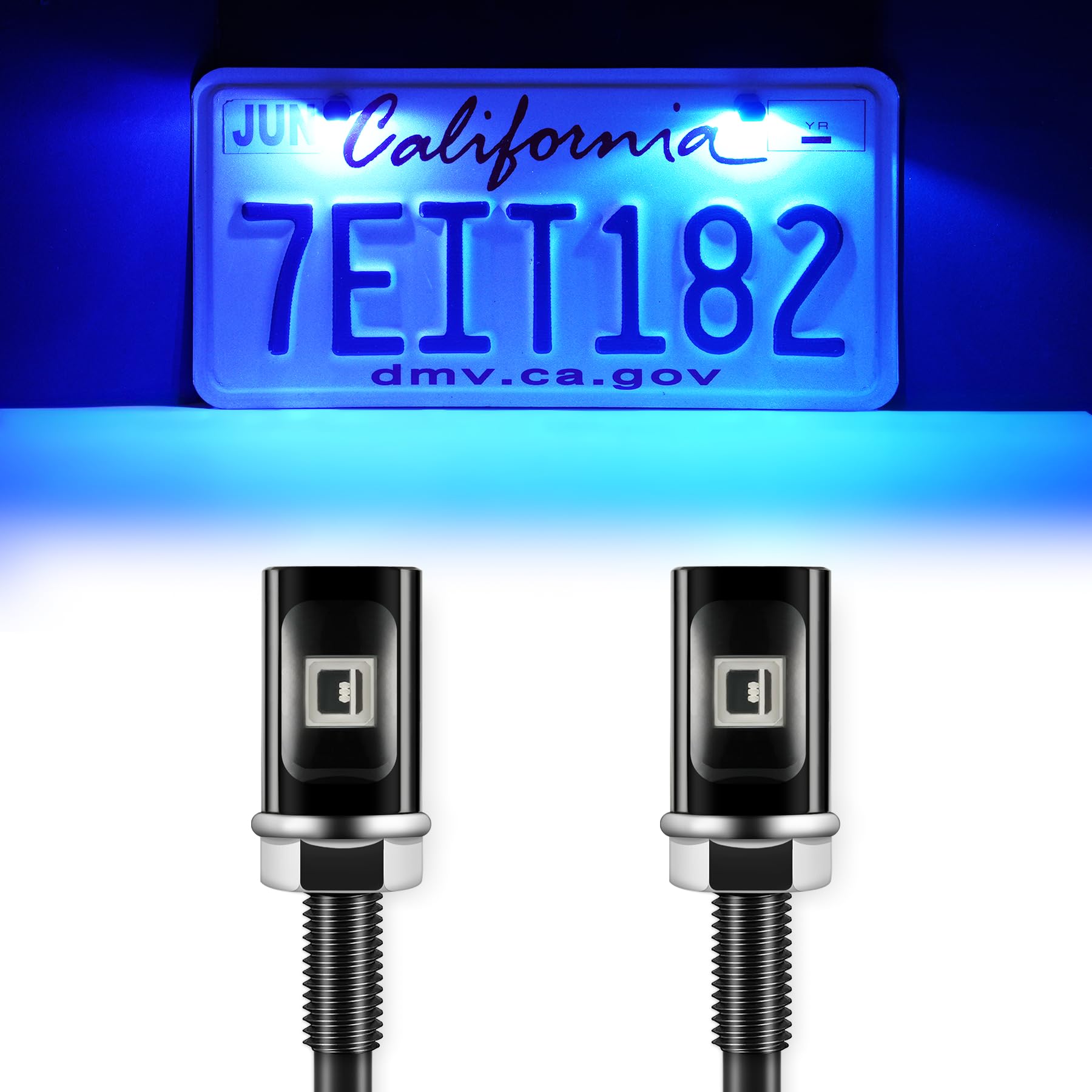 Amazon.com: LivTee Super Bright License Plate Light, 12V License Tag ...