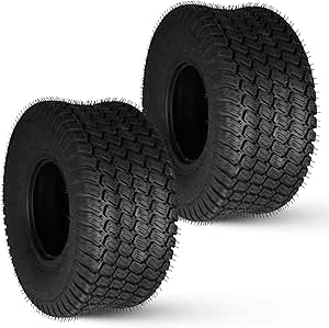 Lawn Mower Tires 18X8.50-8 18X8.50X8 Pneumatic 4Ply Tubeless Turf Tire for Riding Lawnmower ...