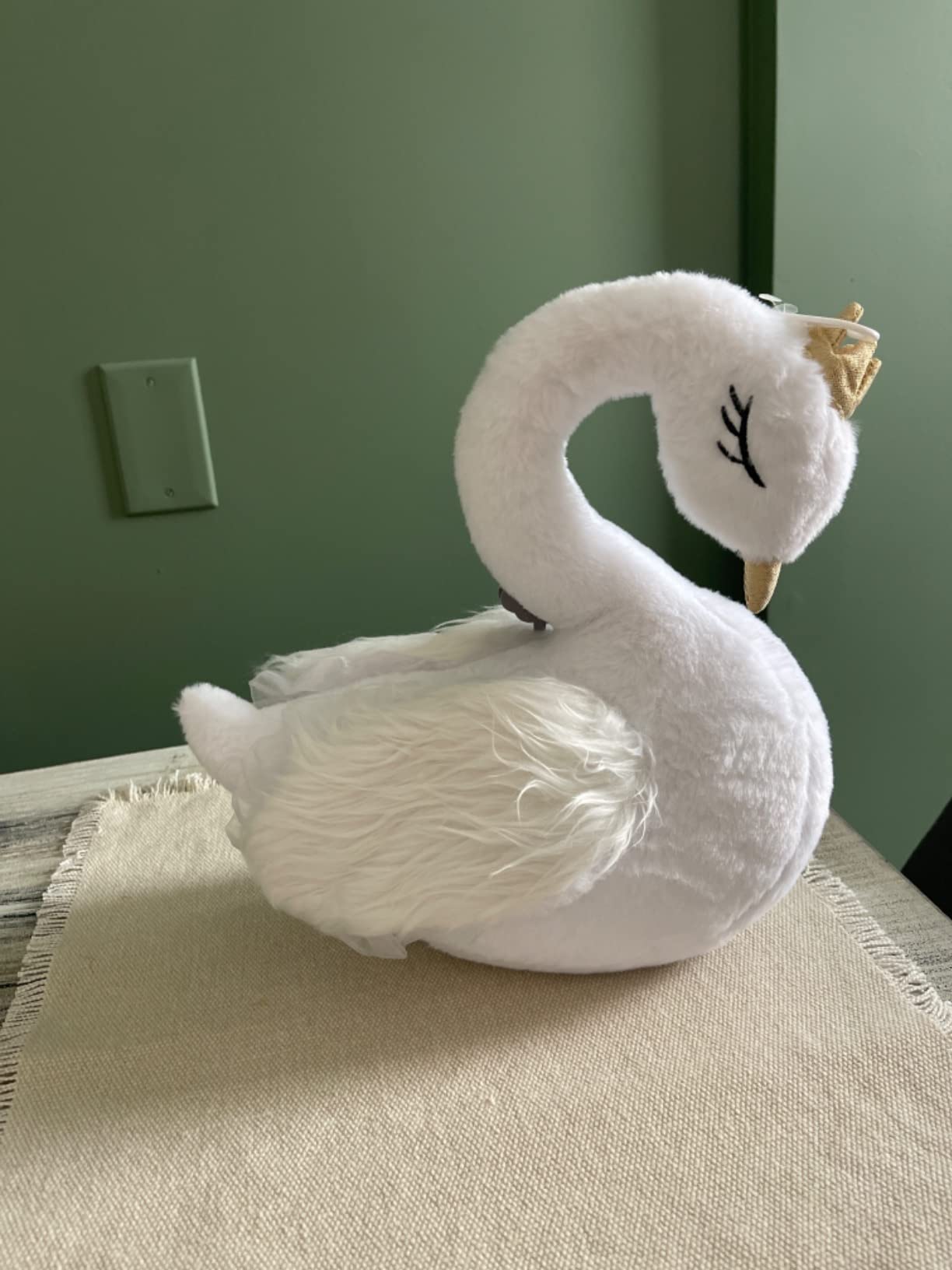 $6/mo - Finance Lambs & Ivy Signature Swan Princess Plush White Stuffed ...
