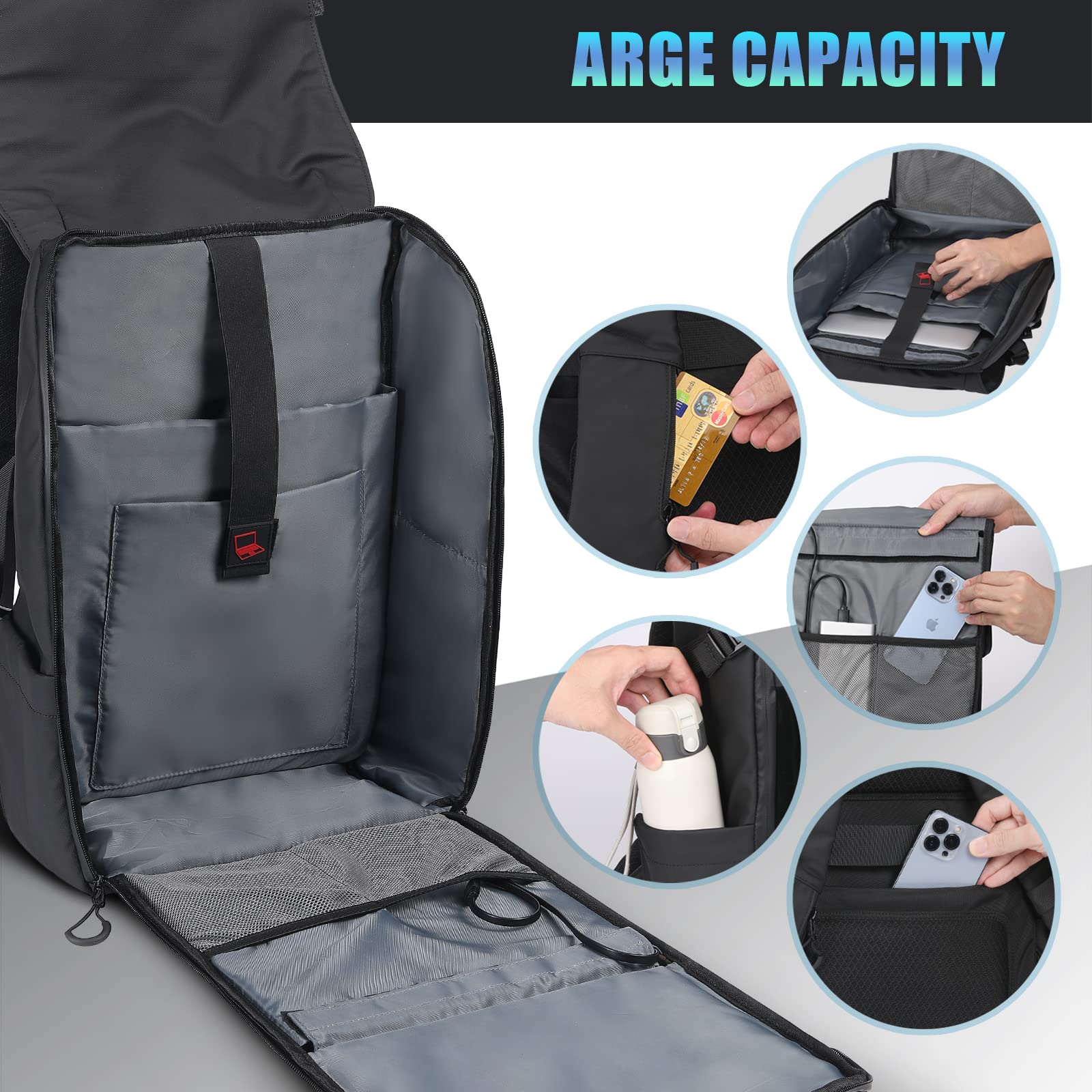 LEI JARVIS Led Backpack With Full Color Programmable Screen 17 Inch ...