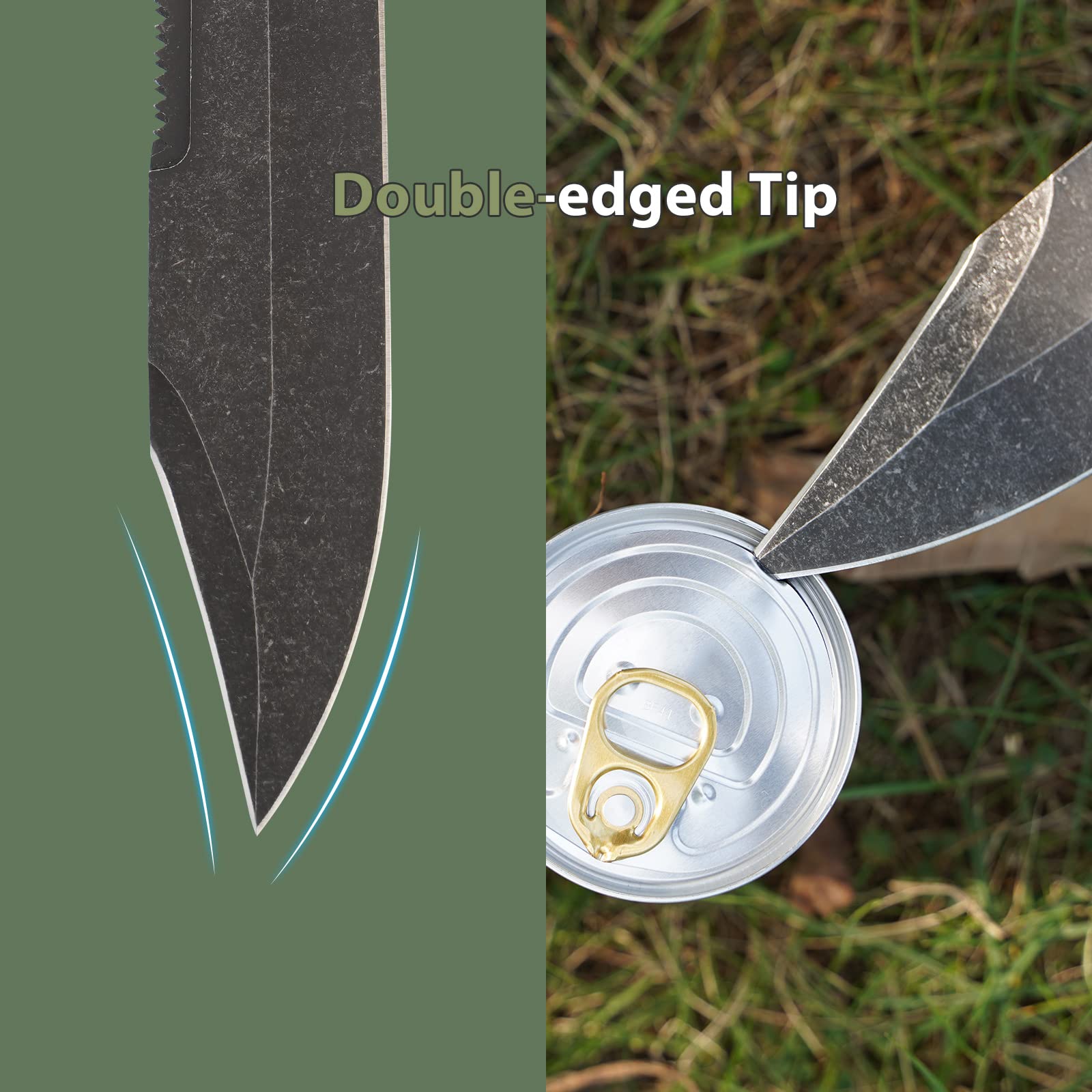 Snapklik.com : GVDV Full Tang Hunting Knife