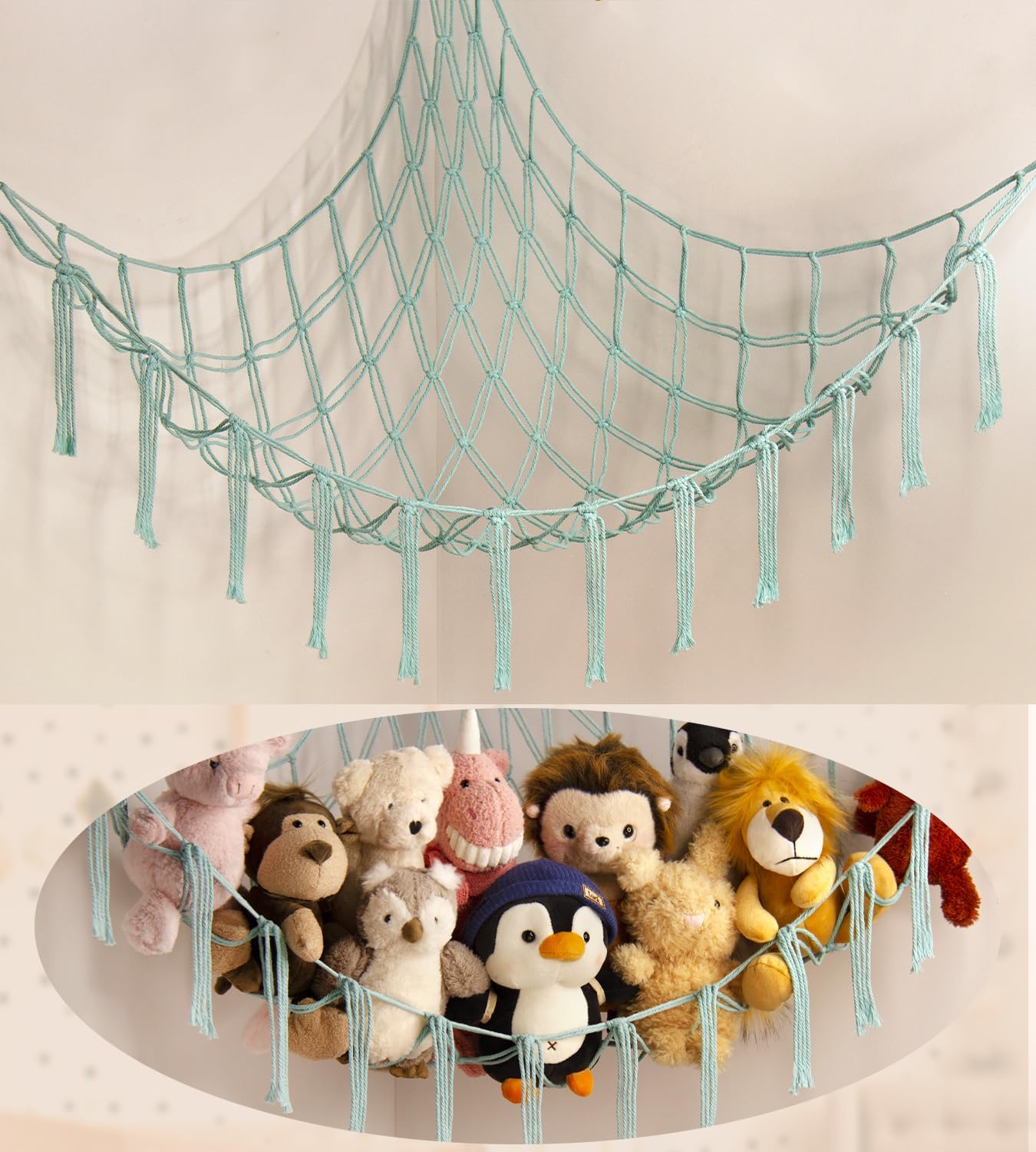 Amazon.com: Stuffed Animal Hammock-Large Stuffed Animal Net For Toys ...