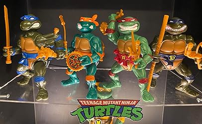 Amazon.com: Teenage Mutant Ninja Turtles: Classic 4" Turtles 4-Pack ...