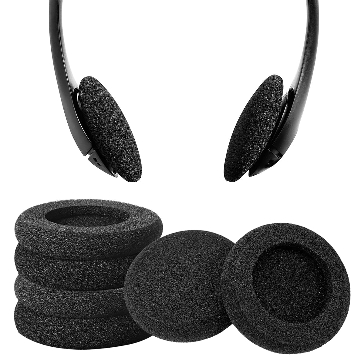 3 Pairs Headphone Covers Ear Cushions Foam Earpad Cushion Headset Ear ...