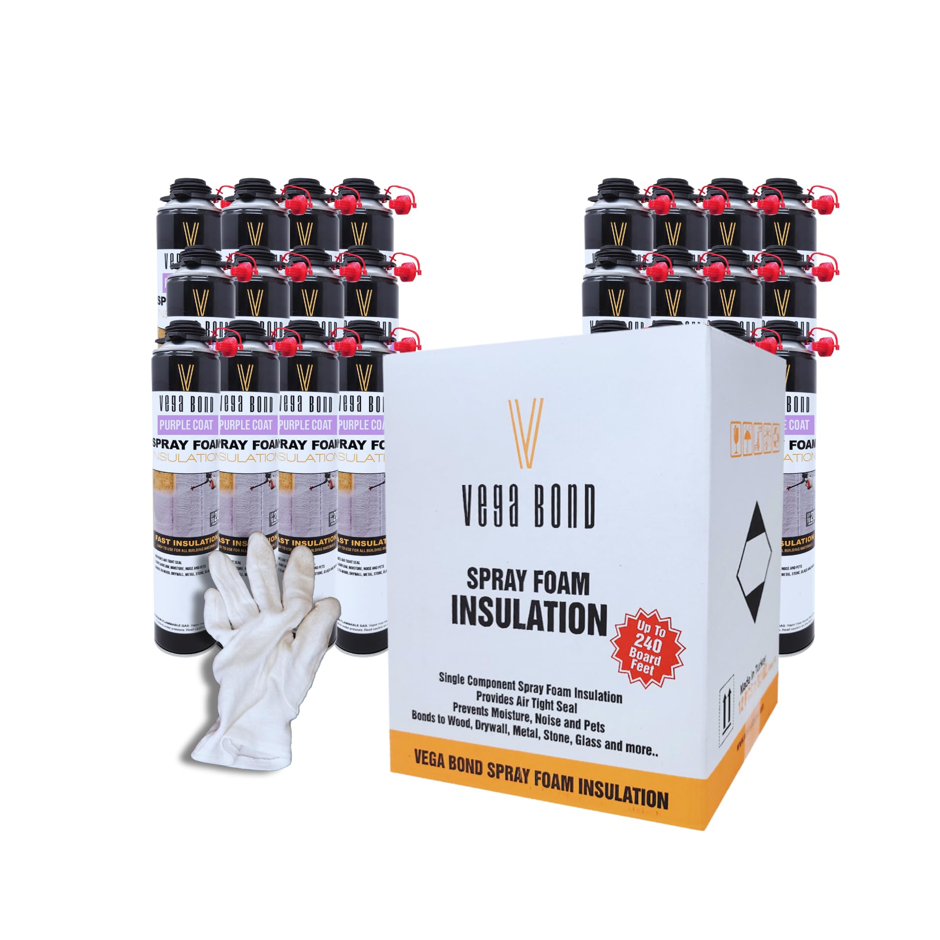 Vega Bond SF001 24-Packs, Premium Single Component, Self Expanding ...
