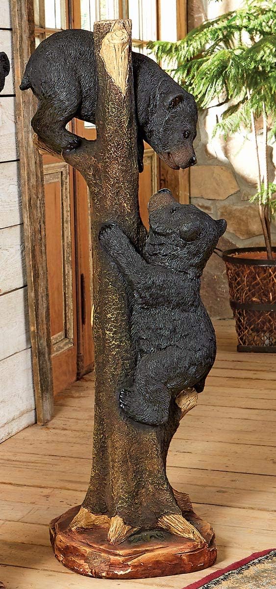 Amazon.com : Bits and Pieces – Bear Cub Tree Hugger - Yard Decorations ...
