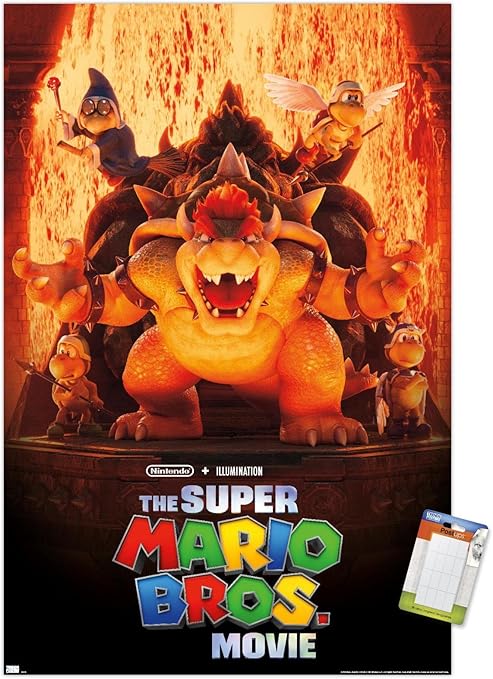 Amazon.com: Trends International The Super Mario Bros. Movie - Bowser's ...