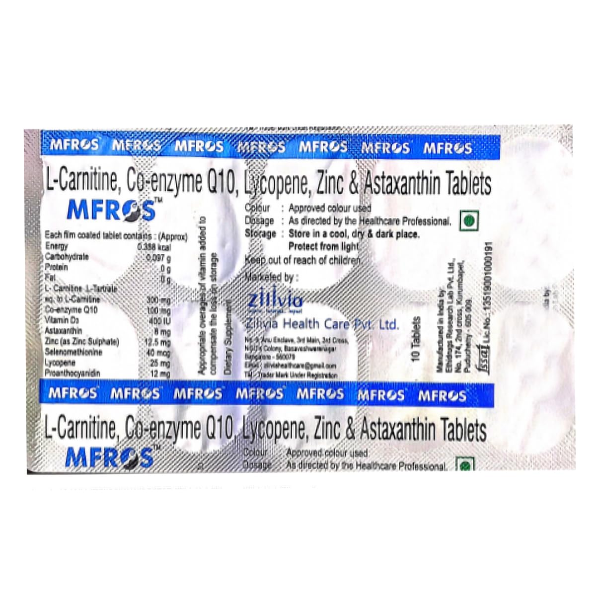 Mfros - Strip of 10 Tablets : Amazon.in: Health & Personal Care