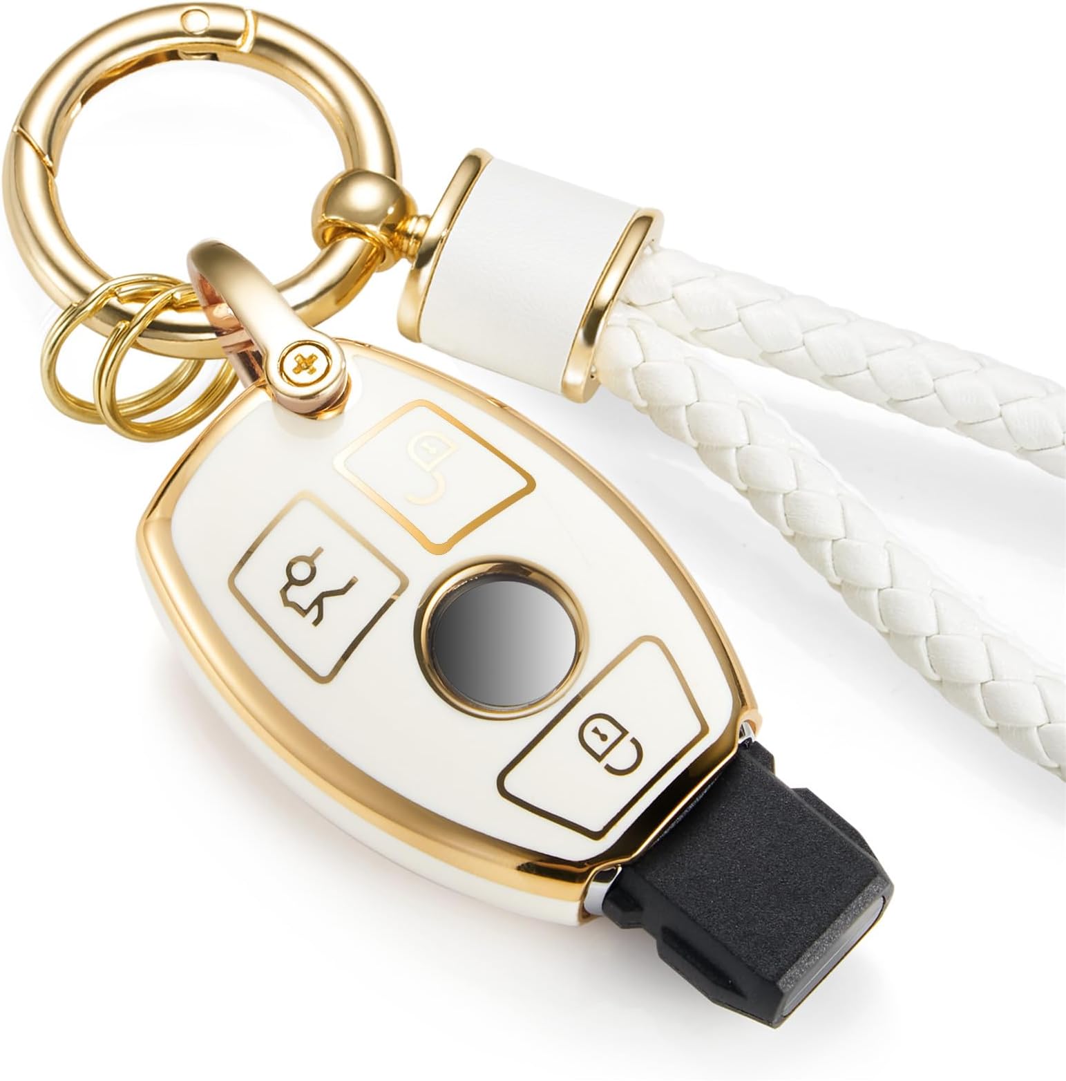 Amazon.com: WSAuto for Mercedes Benz Key Fob Cover Soft TPU Protection ...