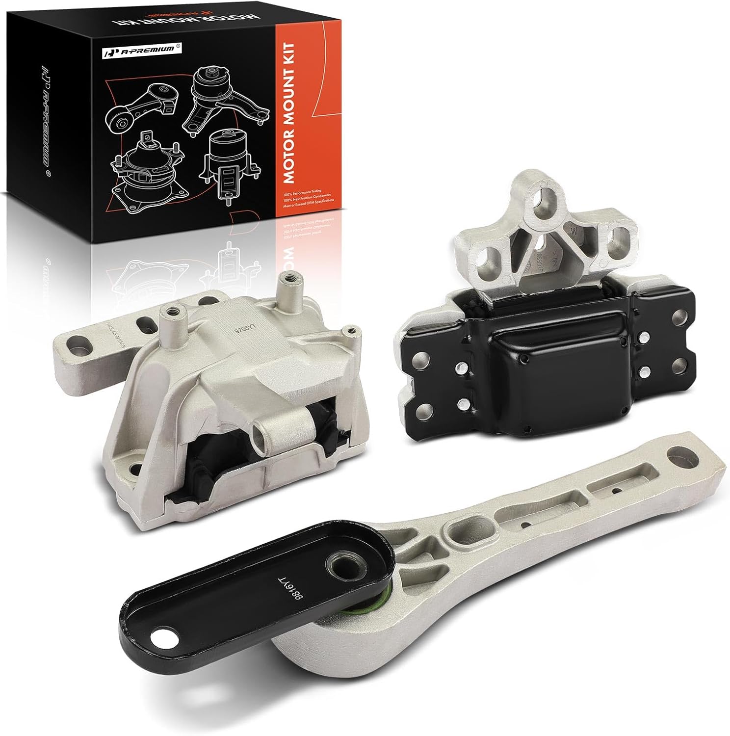 Amazon.com: A-Premium 3PCS Engine Motor Mount and Transmission Mount and Torque Strut Mount Kit ...