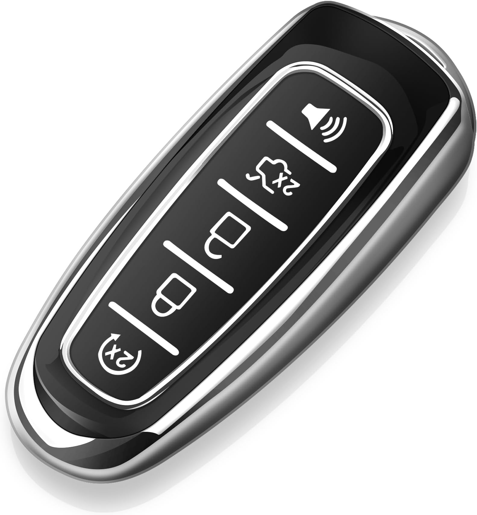 Amazon.com: Tukellen for Ford Key Fob Cover Soft TPU Full Protection ...