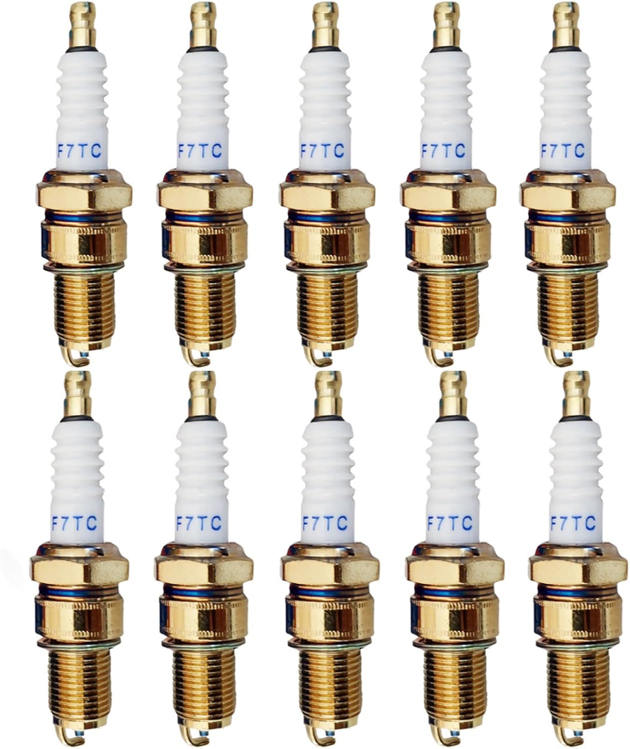 Amazon.com: 10Pack Spark Plug for F7TC f6rtc spark plug GX120 GX160 GX200 GX240 GX270 GX340 ...