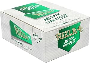 Rizla King Size Green Rolling Paper - Full Box Of 50 Booklets : Buy ...