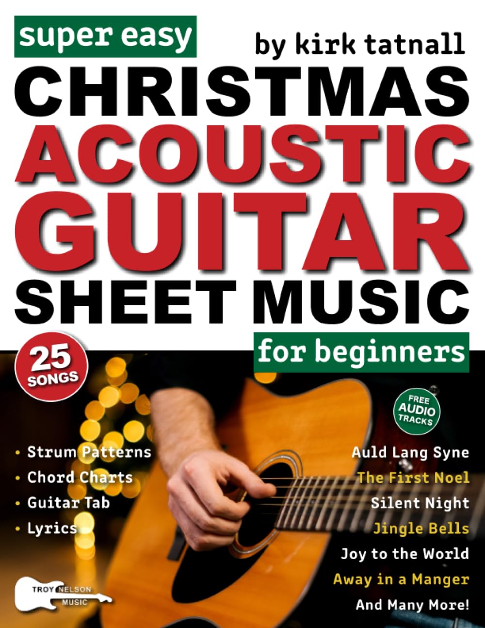 Amazon.com: Super Easy Christmas Acoustic Guitar Sheet Music for ...
