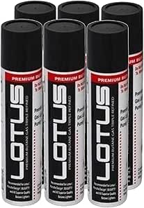 Amazon.com: Lotus Premium Butane Gas Refill for Lighters, 90ml 6 Pack ...