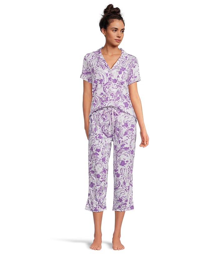 Women's Karen Neuburger Two Piece Capri Girlfriend Pajama Set | Zappos.com