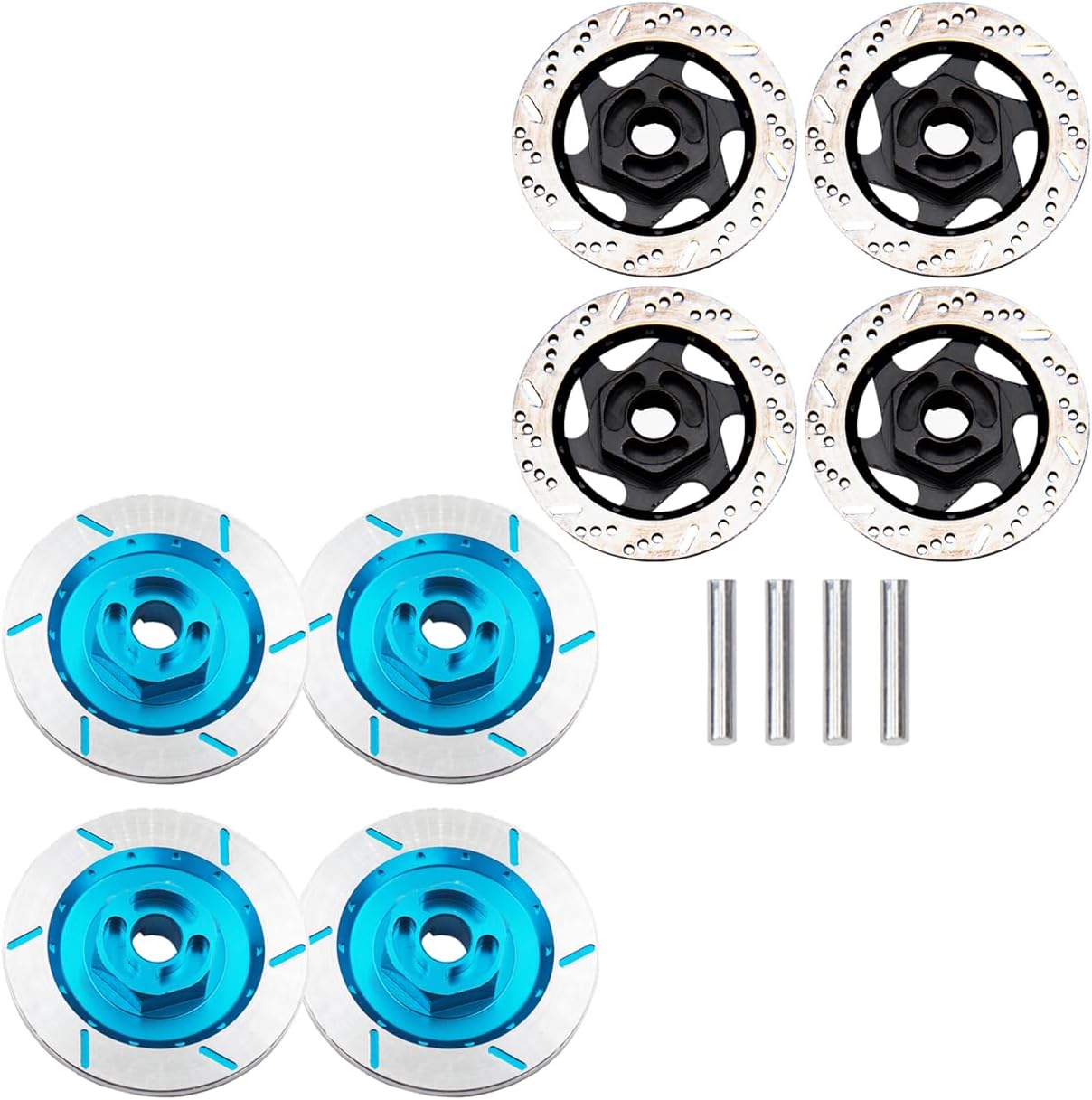 Amazon.com: Aluminum Alloy 12mm Wheel Rim Hex Hub Brake Disc Decoration ...