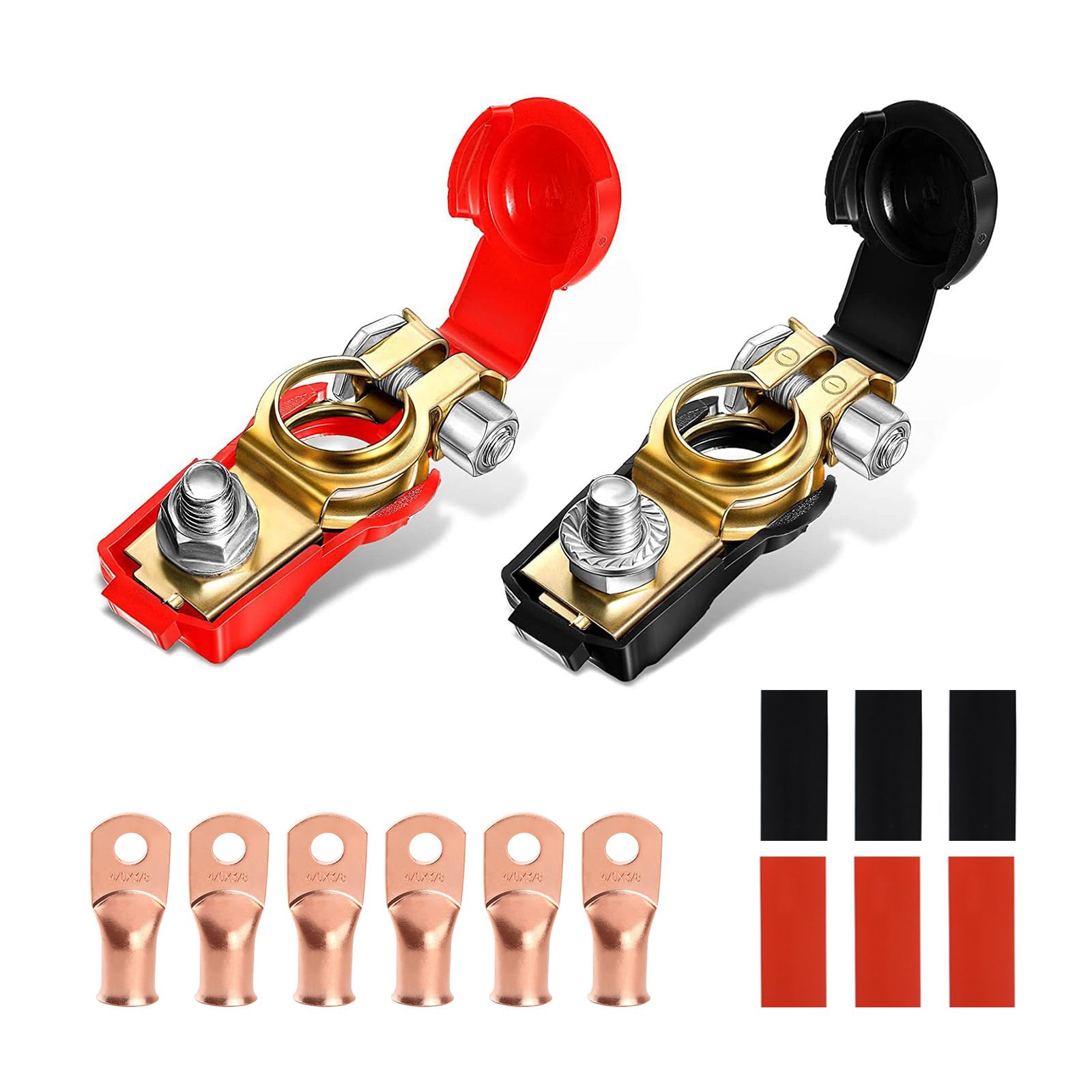 Amazon.com: Dickno Negative & Positive Car Battery Terminal Connector ...