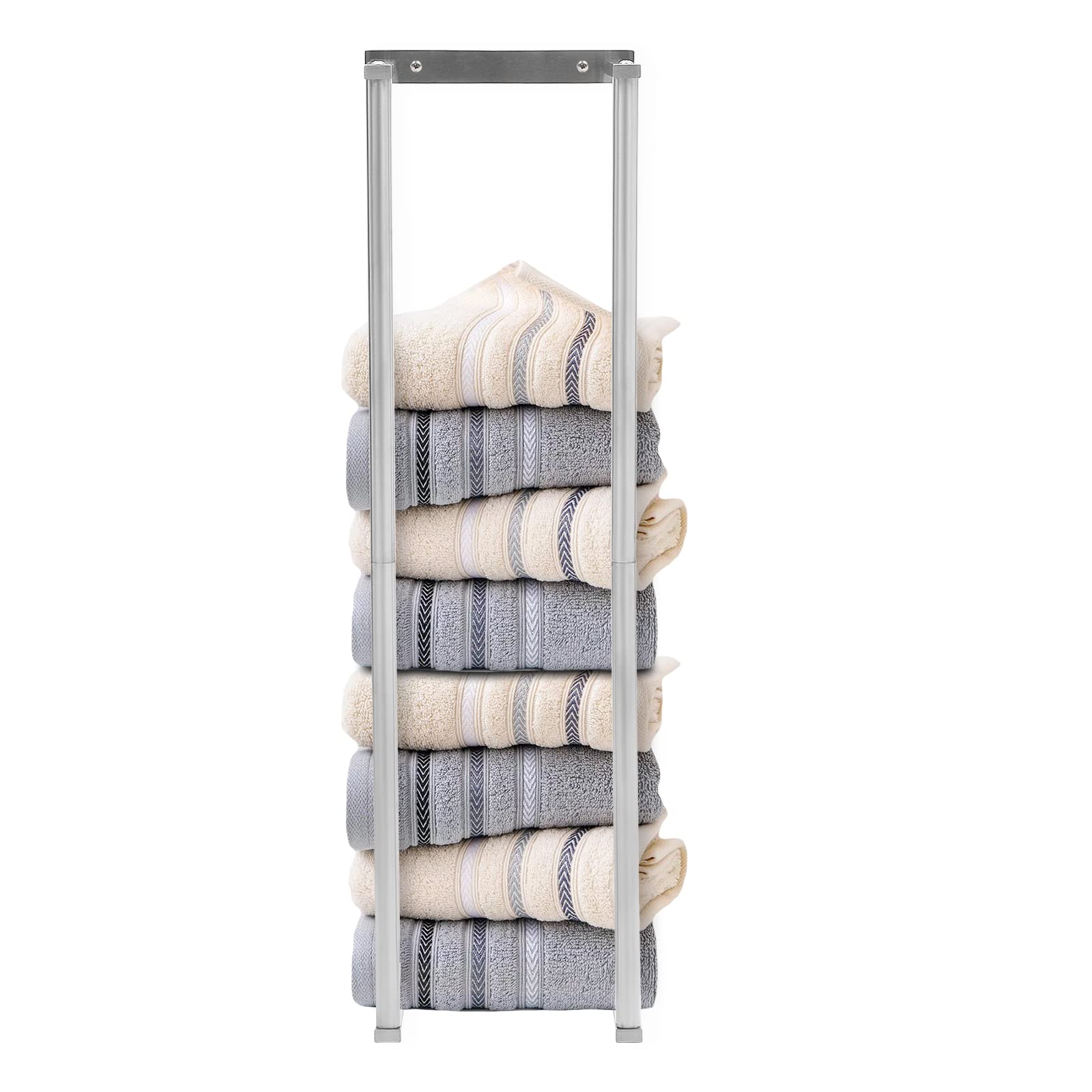 Amazon.com: Stainless Steel Vertical Towel Rack,Towel Organizer for ...