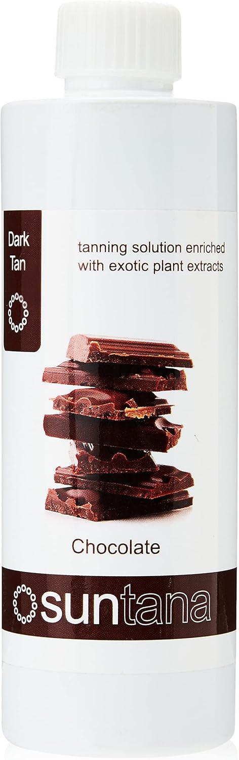 Suntana Chocolate Fragranced Spray Tan Solution (12% Dark Tan) - 250ml ...