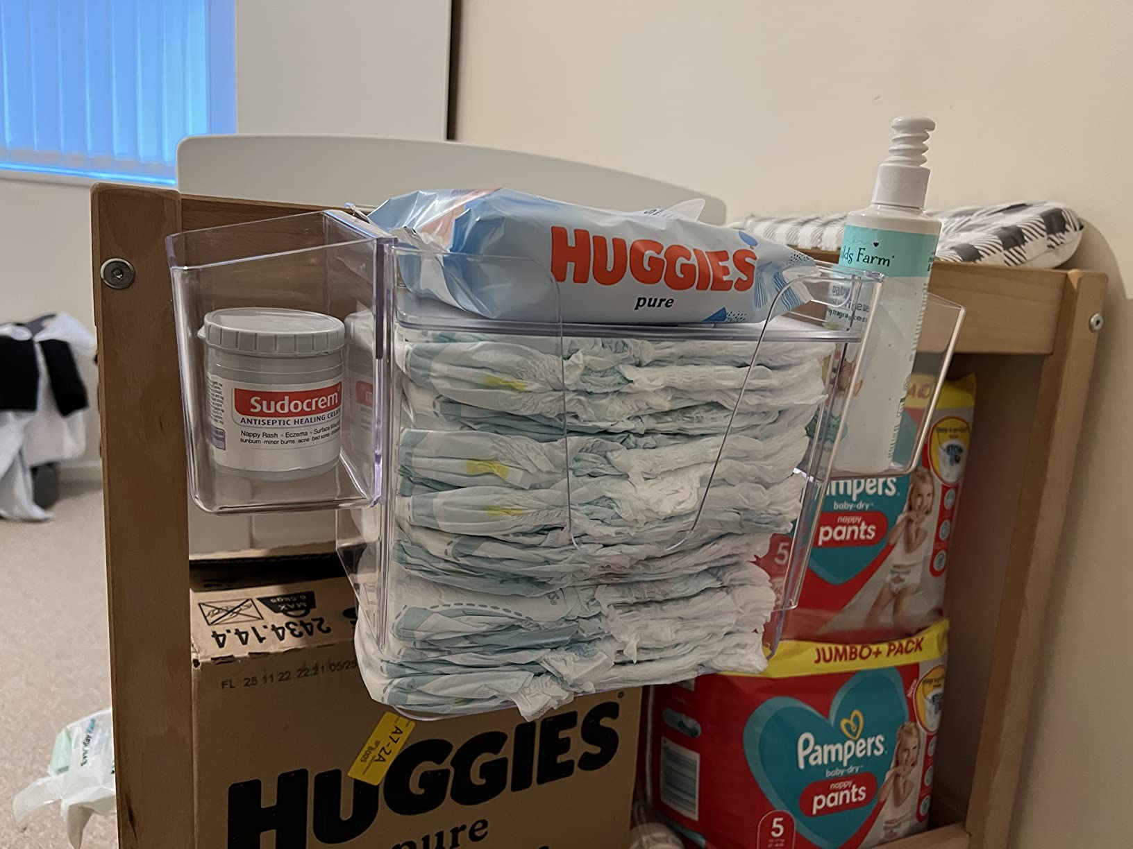 Prince Lionheart Nappy Depot | Hangs On Changing Table | Nappy Changing ...