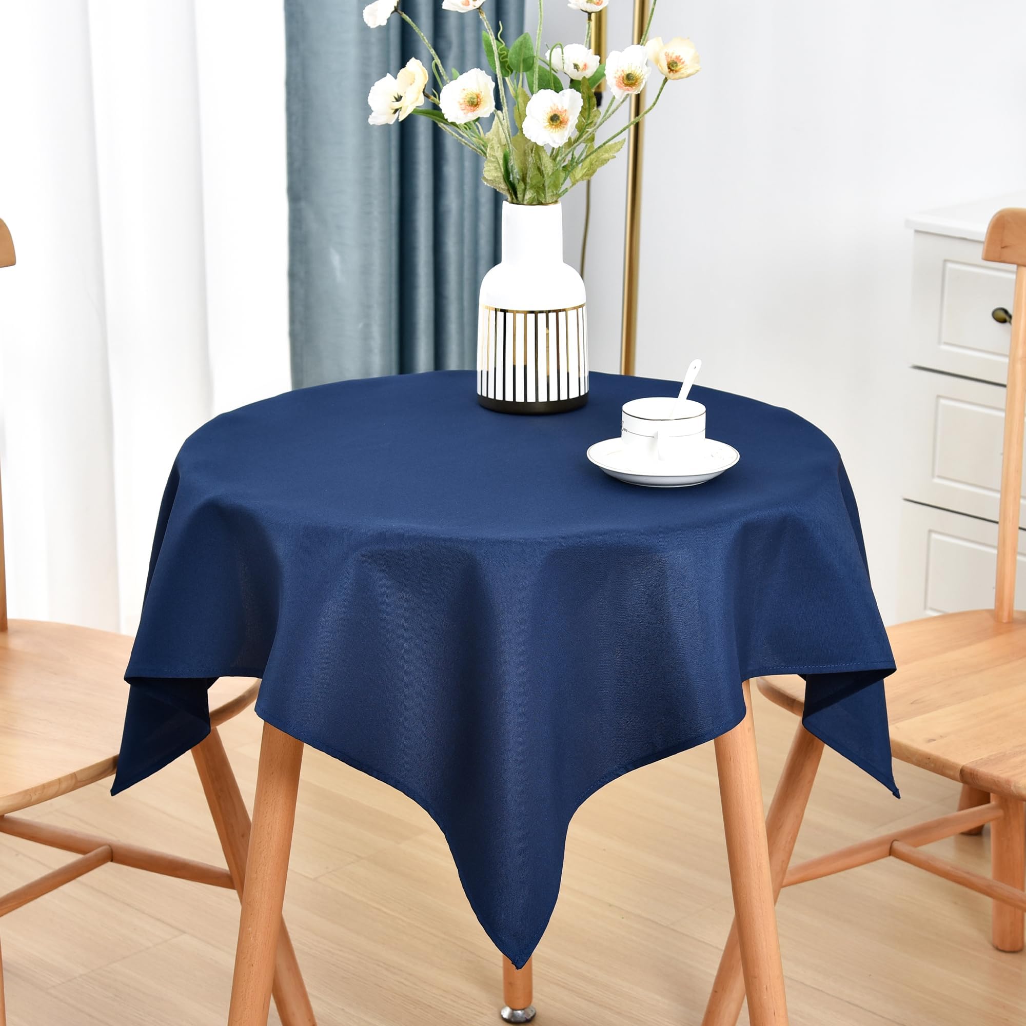 Amazon.com: Gee Di Moda Square Tablecloth - 52 x 52 Inch Royal Blue ...