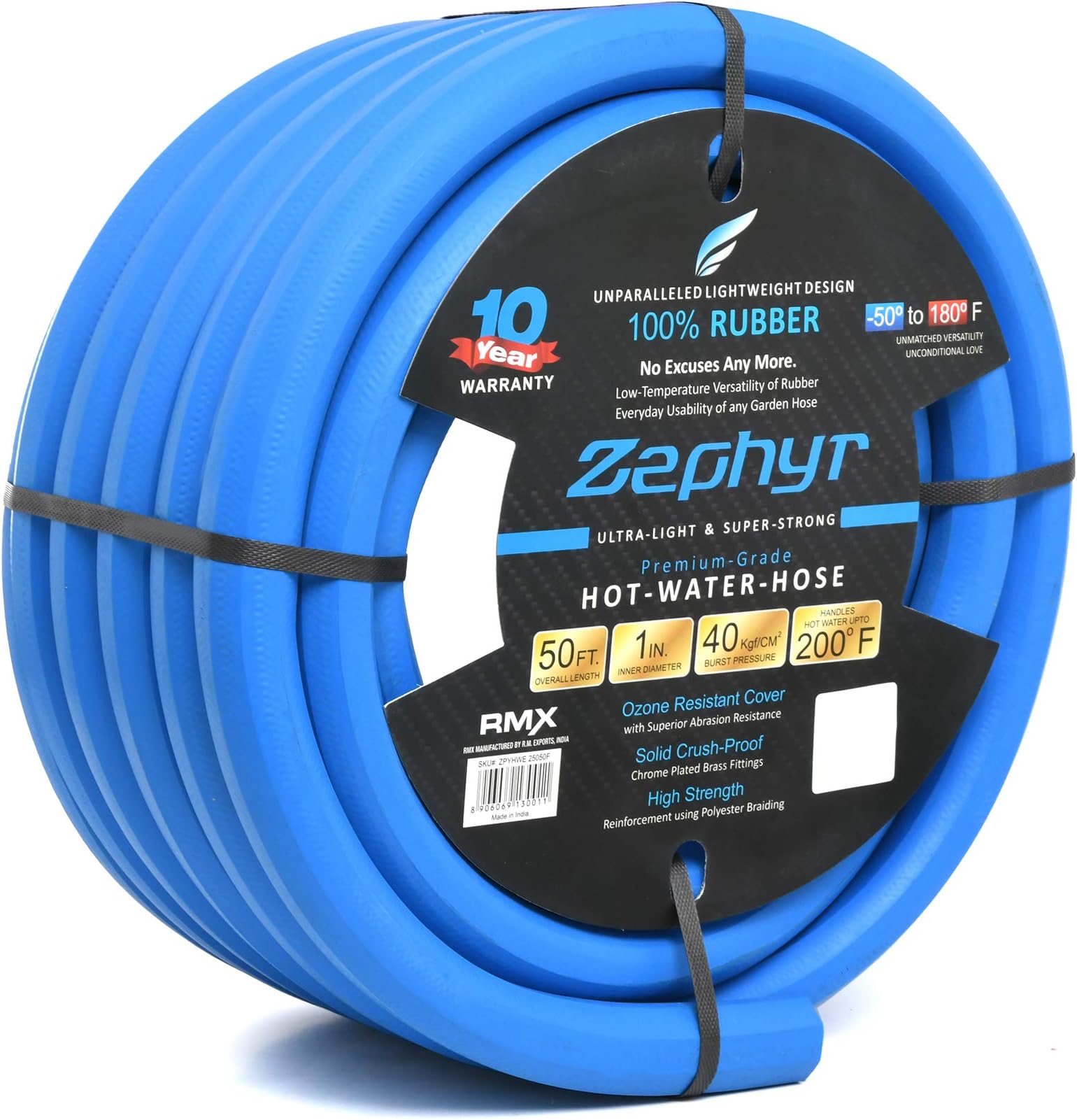 3-Inch ID x 50 FT Flexible PVC Pipe, Pond Hose, Pool and Spa Tubing ...