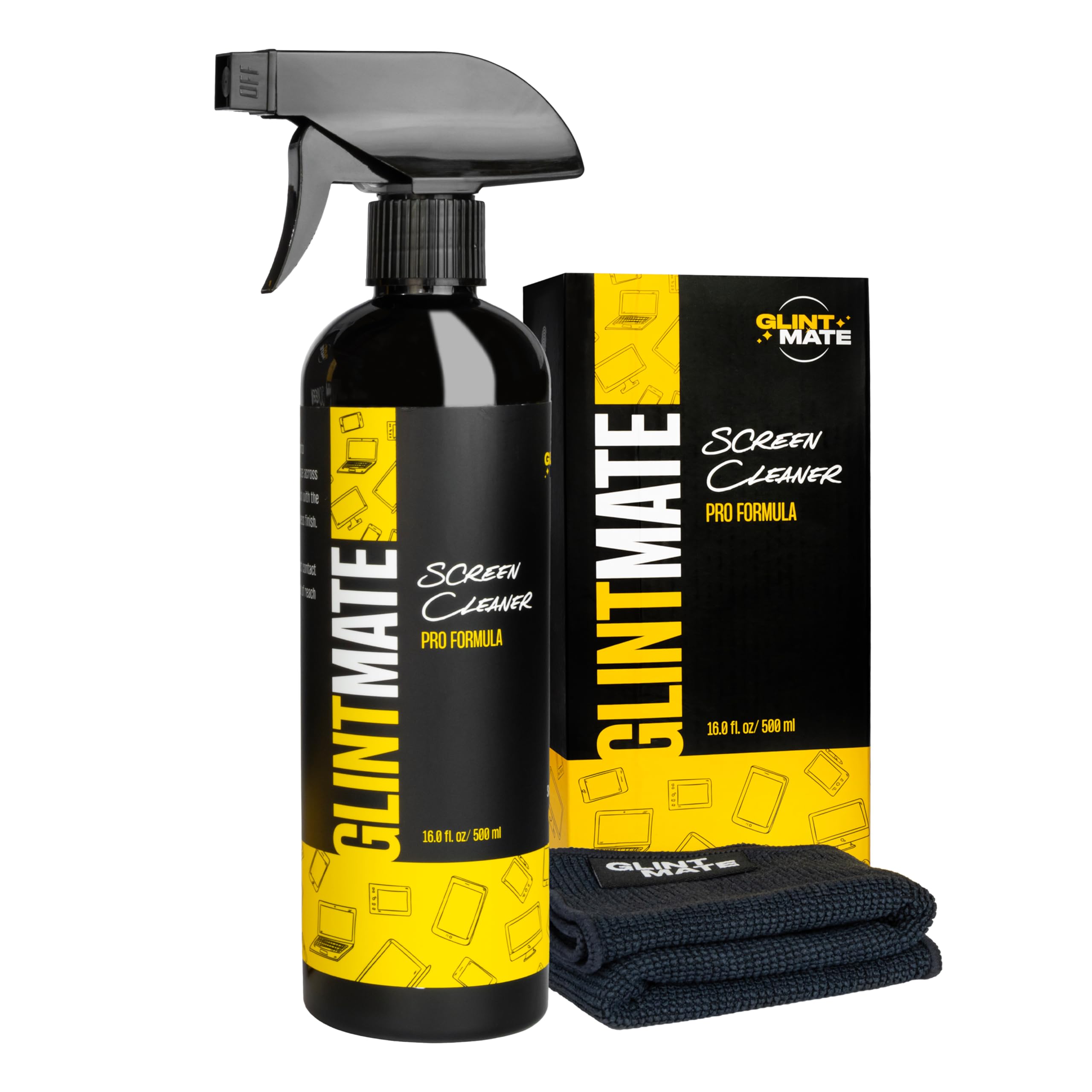 Amazon.com: Screen Cleaner Kit (16oz) - Glint Mate | Large Premium ...