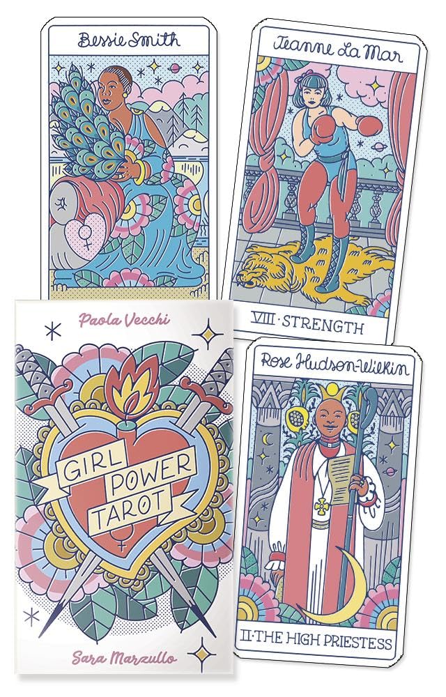 Girl Power Tarot: Marzullo, Sara, Vecchi, Paola: 9780738781631: Amazon ...