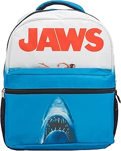 Amazon.com | JAWS Movie Poster Backpack, 16 x 12 x 5 Inches, Shark ...