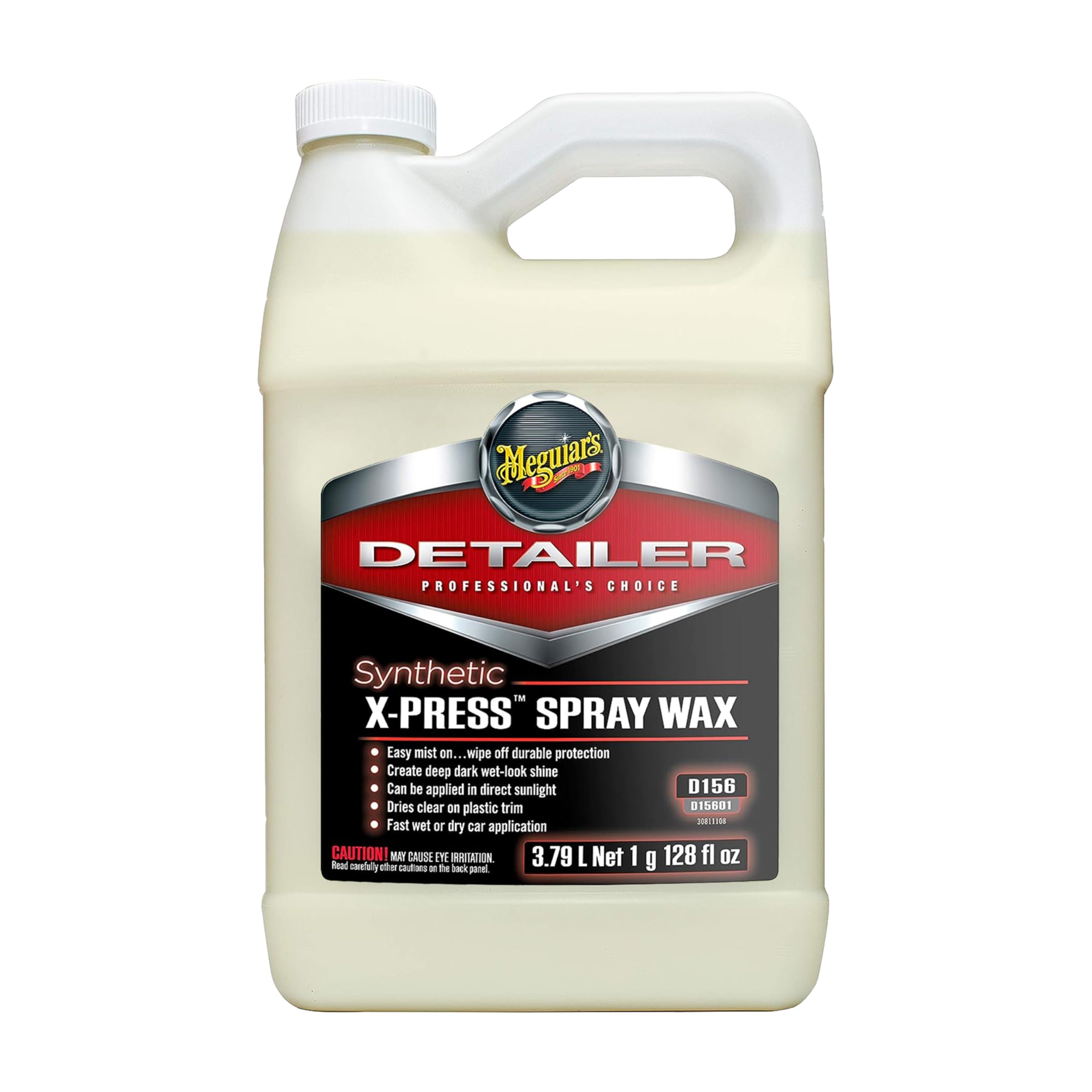 Meguiar's D15601 Synthetic X-Press Spray Wax - 1 Gallon, Cleaners ...