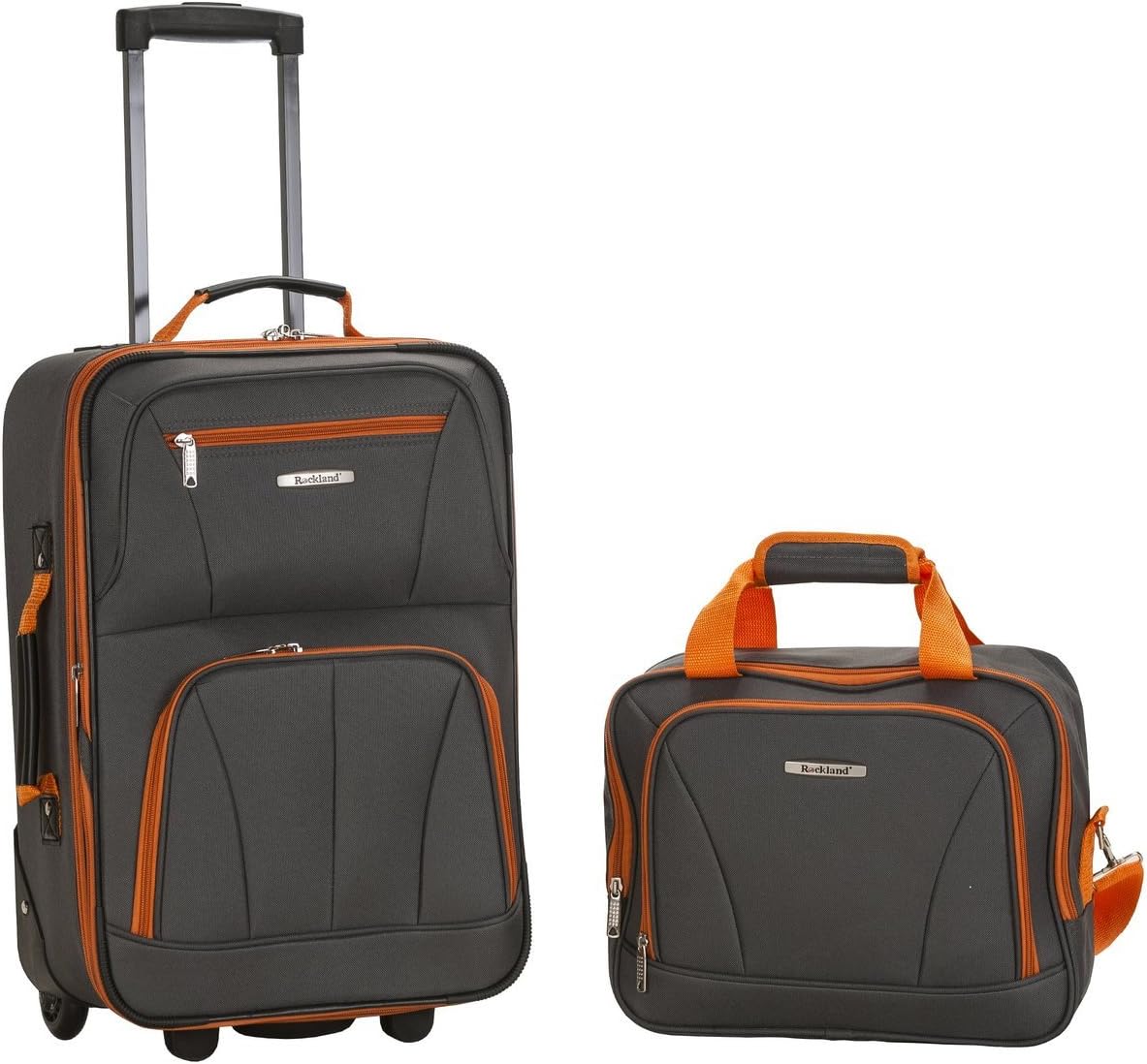 Amazon.com | 2 PC LUGGAGE SET - CHARCOAL | Luggage Sets