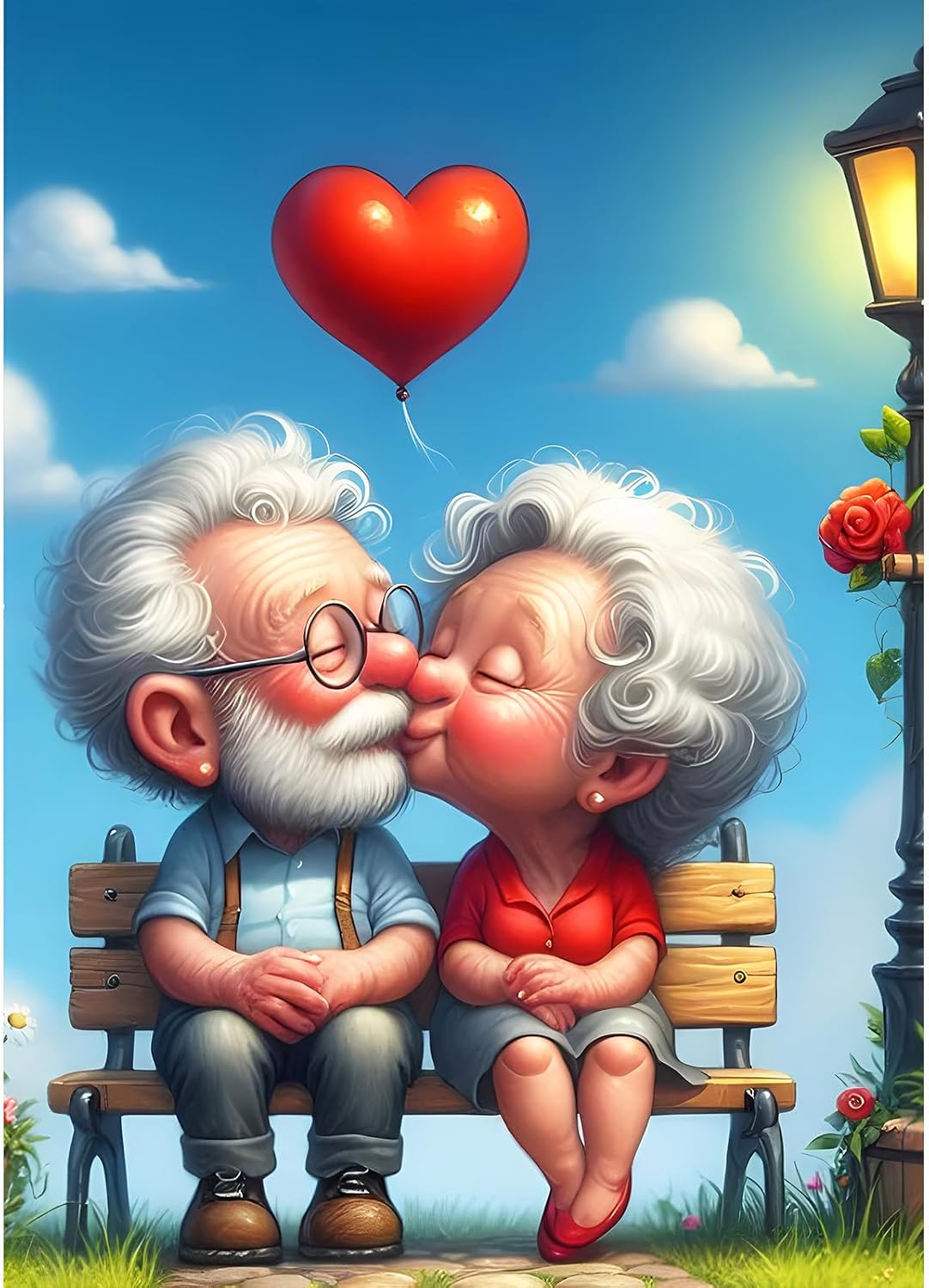 Amazon.com: DPHERO Old Man Diamond Painting Kits for Beginners Adults ...