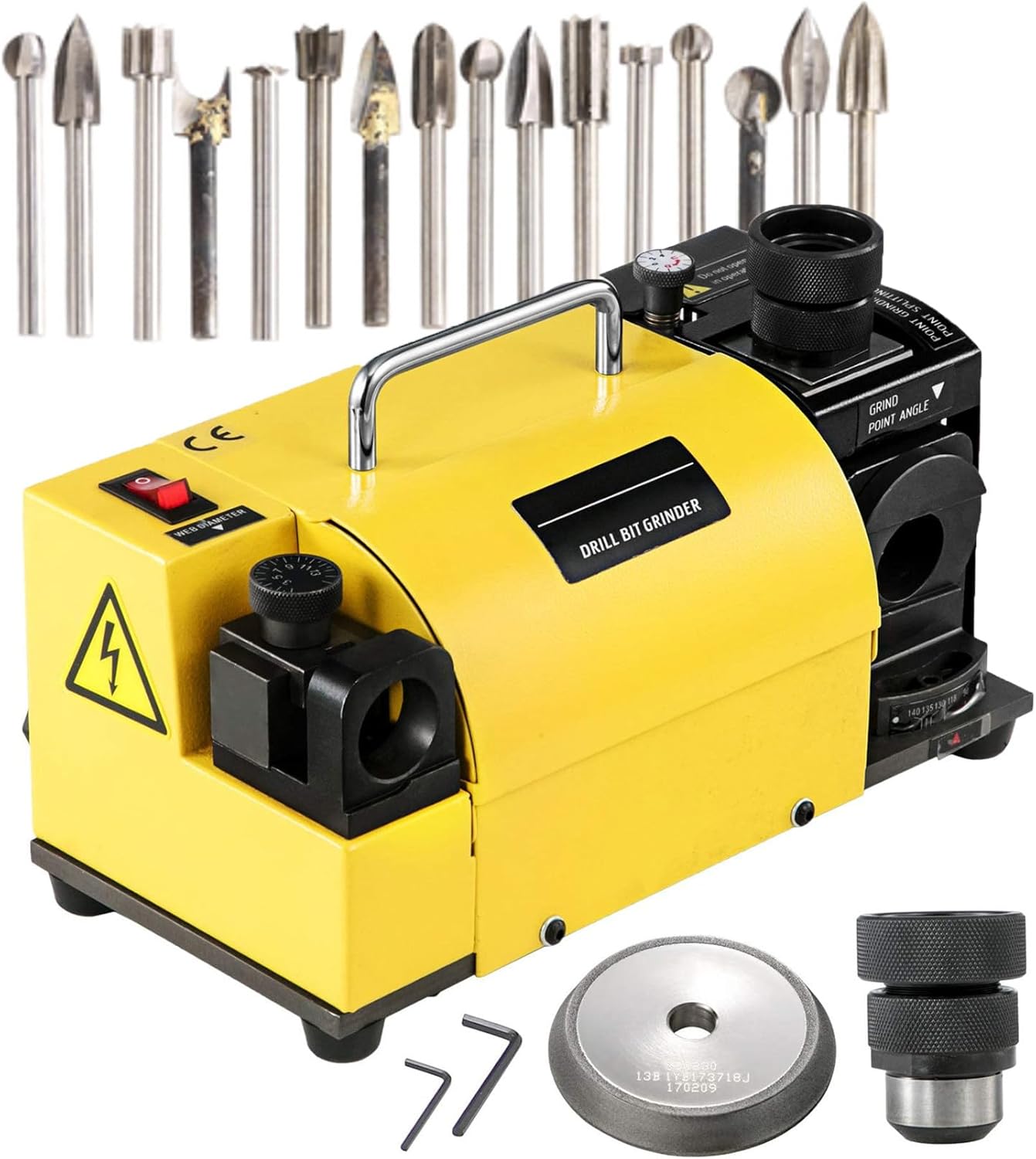 Drill Bit Sharpener, Drill Bit Grinding Machine, Knife & Chisel & Hss ...